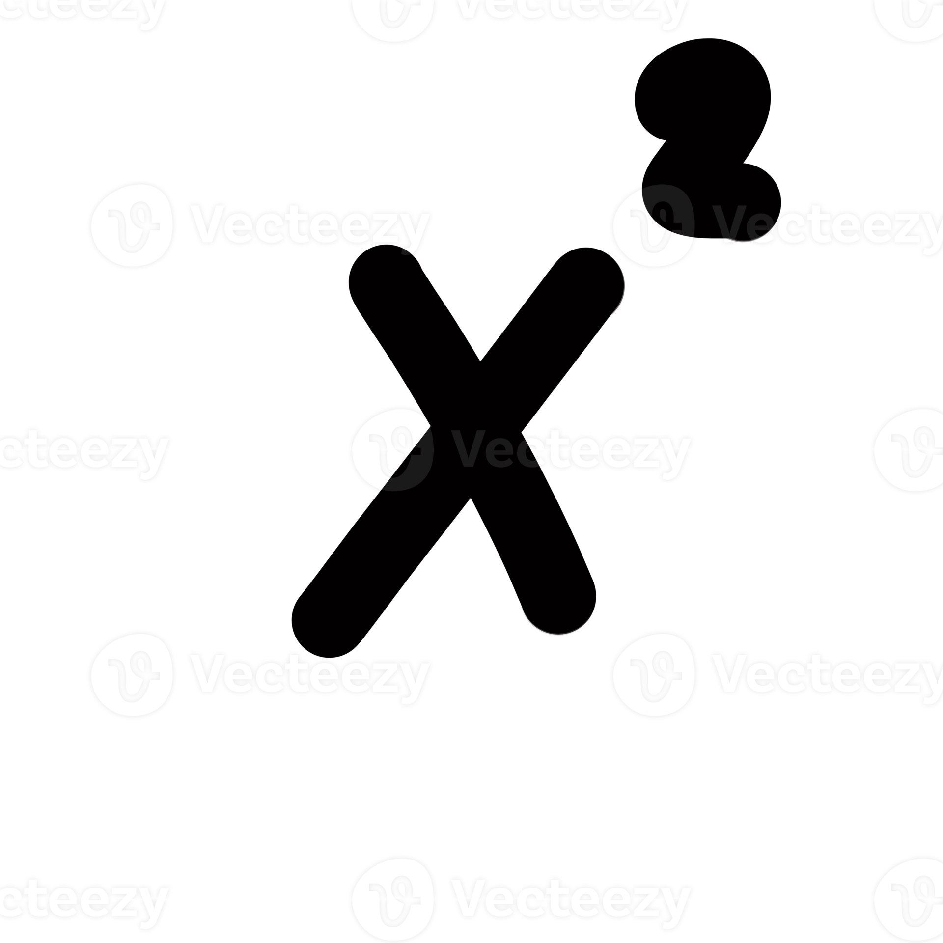 X squared Math Symbol Calculation Analytic Logic Mathematic Physic Organic Line Doodle 18872658 PNG