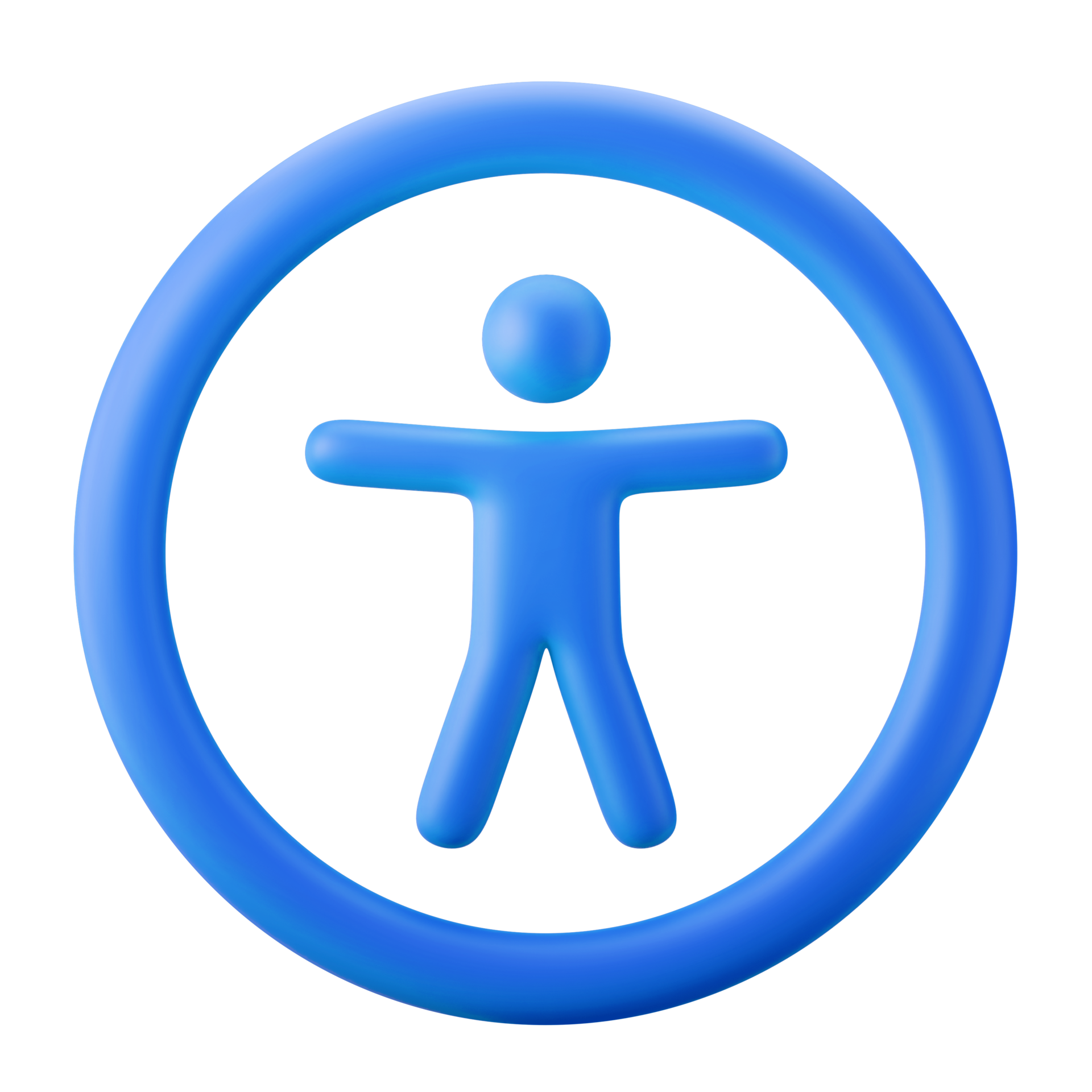 accessibility setting simple human character universal symbol user ...