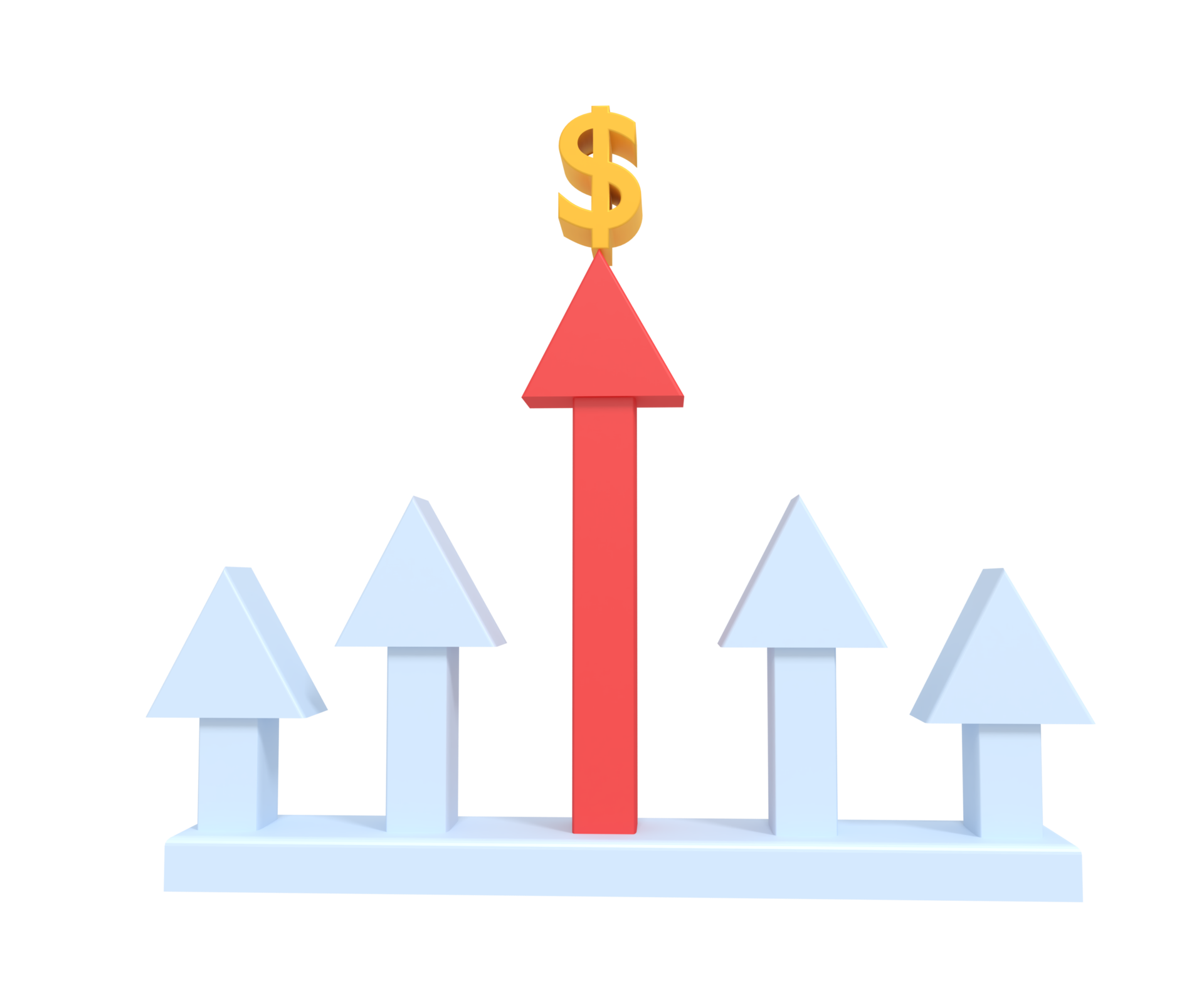 3d Illustration Of Growing Money Value With Up Arrow 18876401 PNG 3d-illustration-of-growing-money-value-with-up-arrow-18876401-png