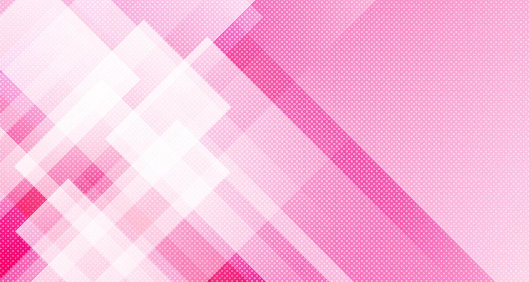 Pink geometric abstract background overlap layer on dark space with ...