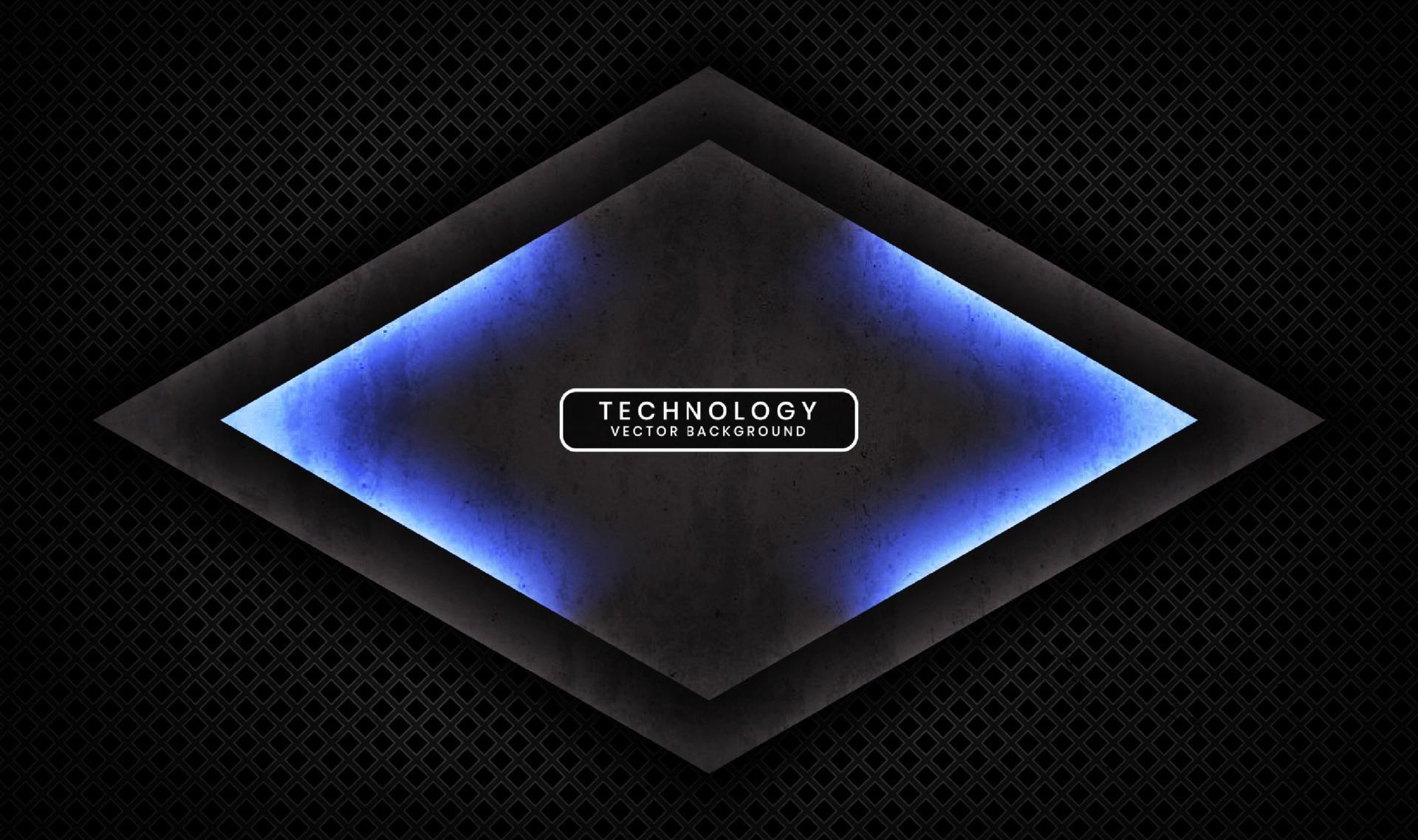 3d Black Rough Grunge Techno Abstract Background Overlap Layer On Dark