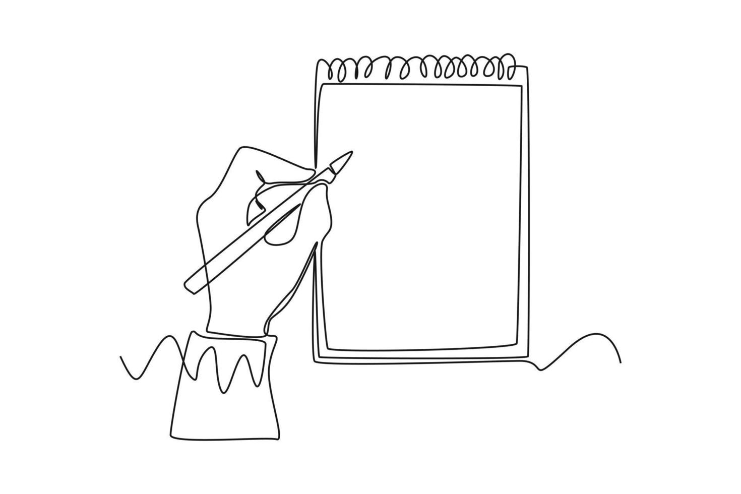 Someone Writing Drawing