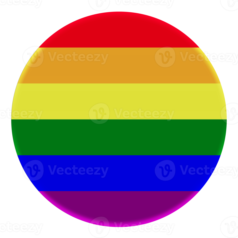 3d Illustration Lgbtq Rainbow Flag 18880458 Png