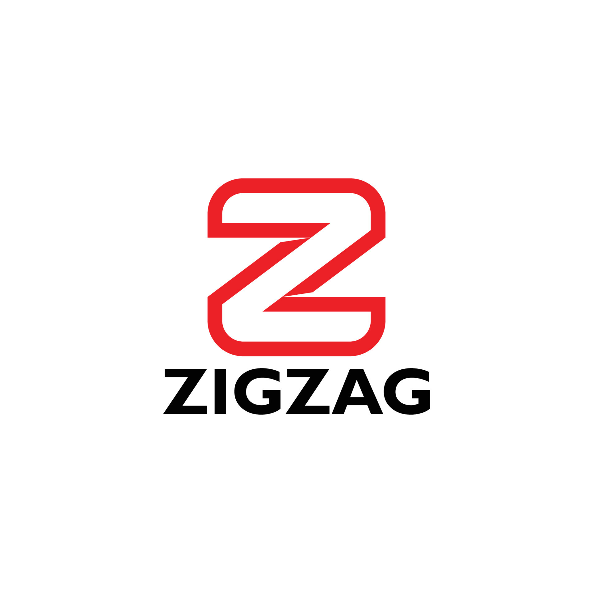 vector de logotipo simple de contorno en zigzag de letra z 18880903 Vector en Vecteezy