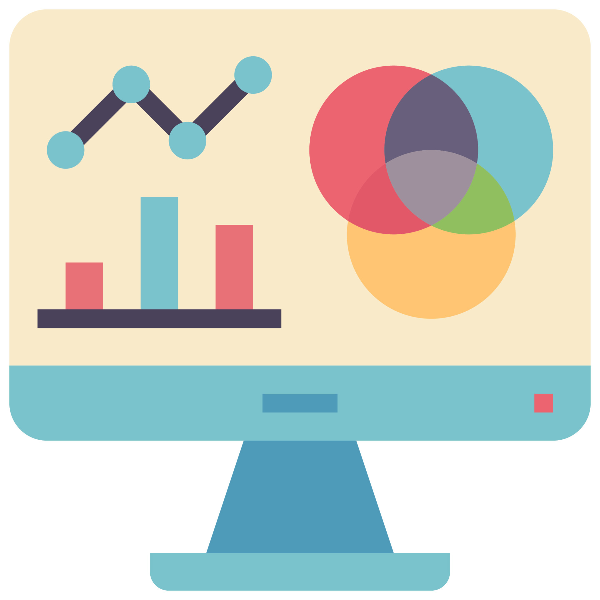 data flat style icon 18882123 Vector Art at Vecteezy