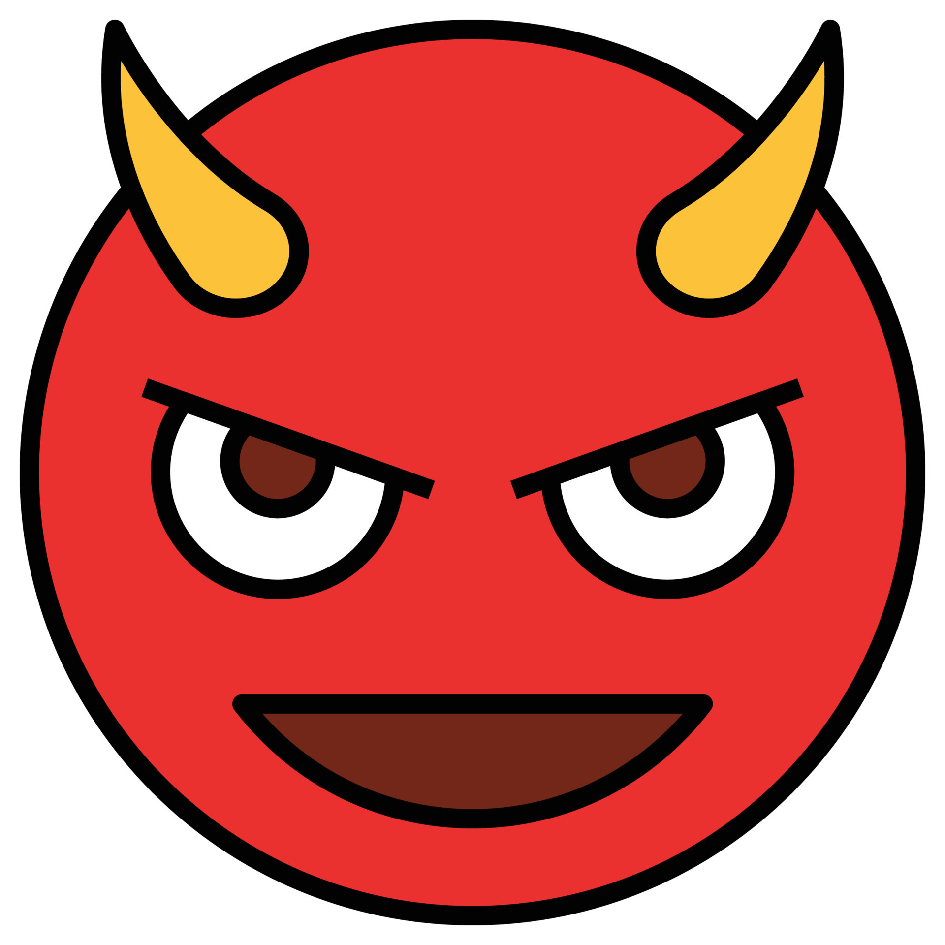 Filled color outline icon for emoji face. 18882498 Vector Art at Vecteezy Filled color outline icon for emoji face. 18882498 Vector Art at Vecteezy
