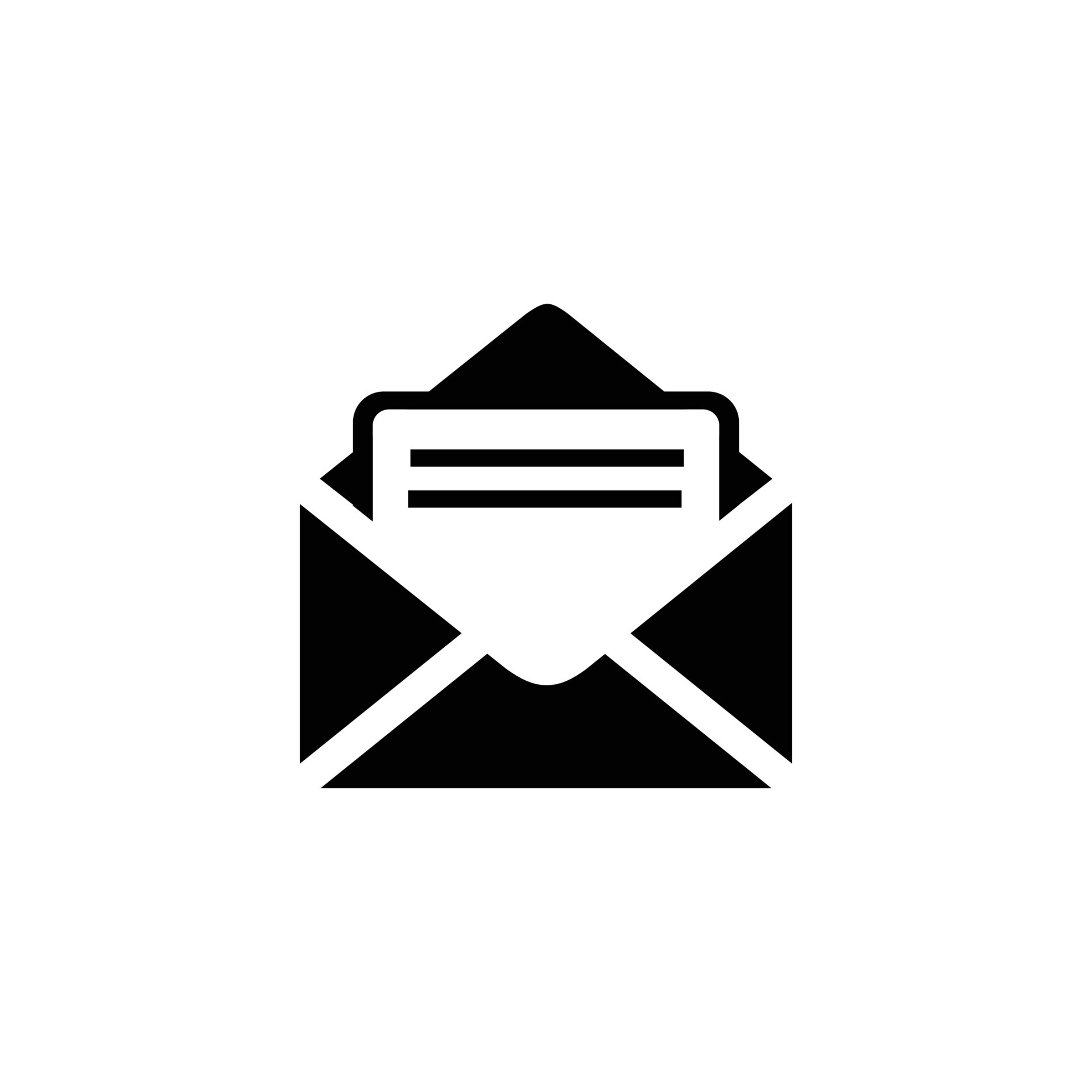 Email Simple Flat Icon Vector Illustration 18882792 Vector Art At Vecteezy