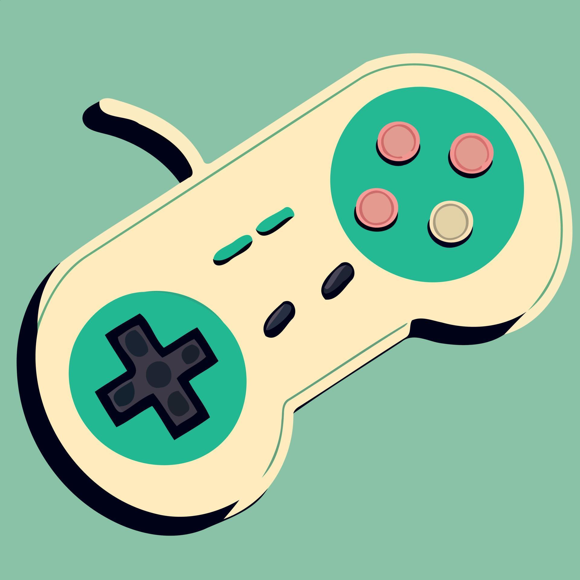 electronic video game controller 18884491 Vector Art at Vecteezy