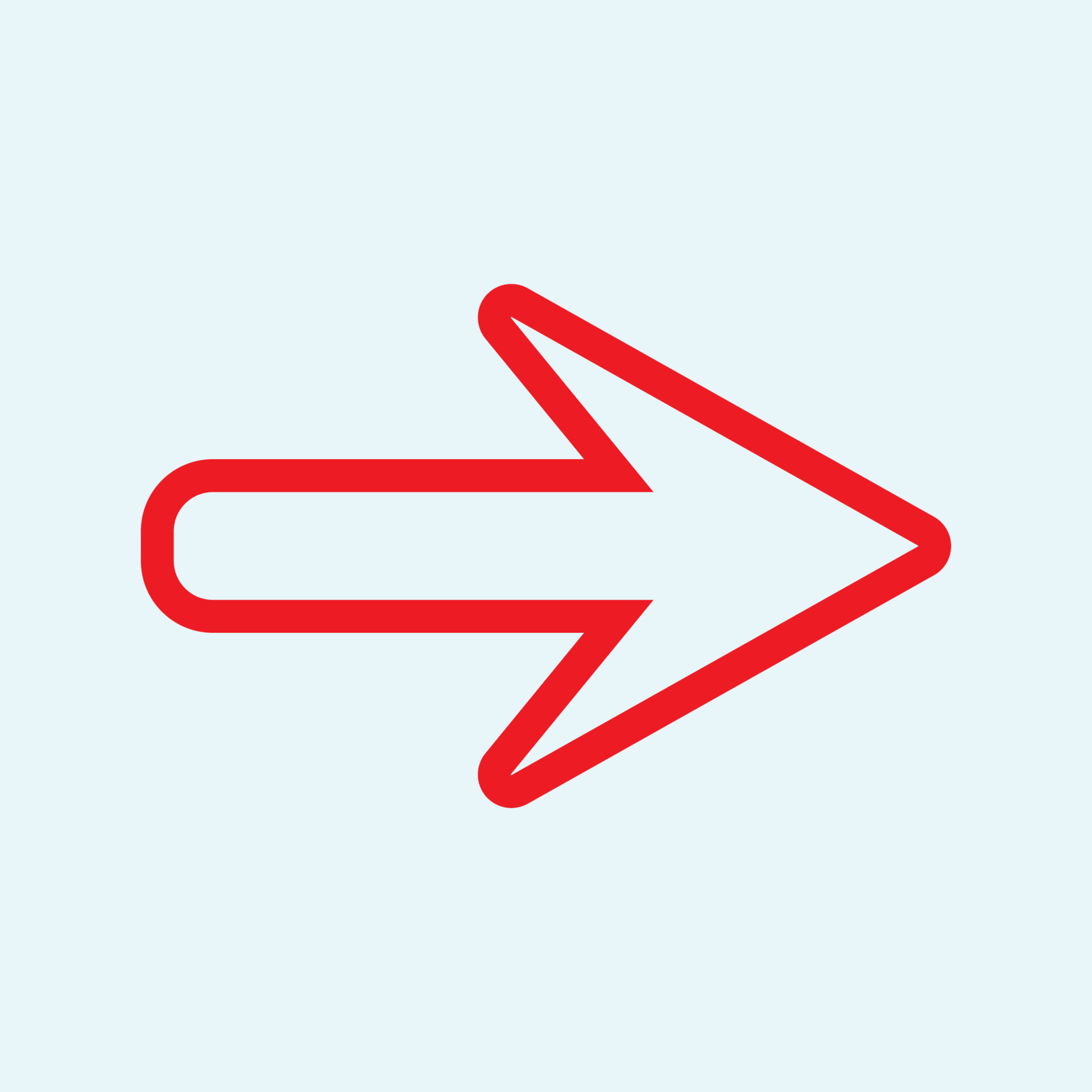 Red arrow icon vector EPS- 10 18886390 Vector Art at Vecteezy