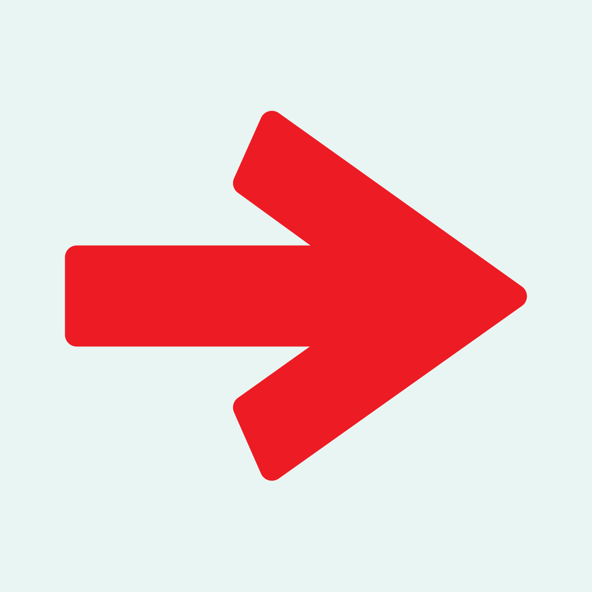 Red arrow icon vector EPS- 10 18886635 Vector Art at Vecteezy