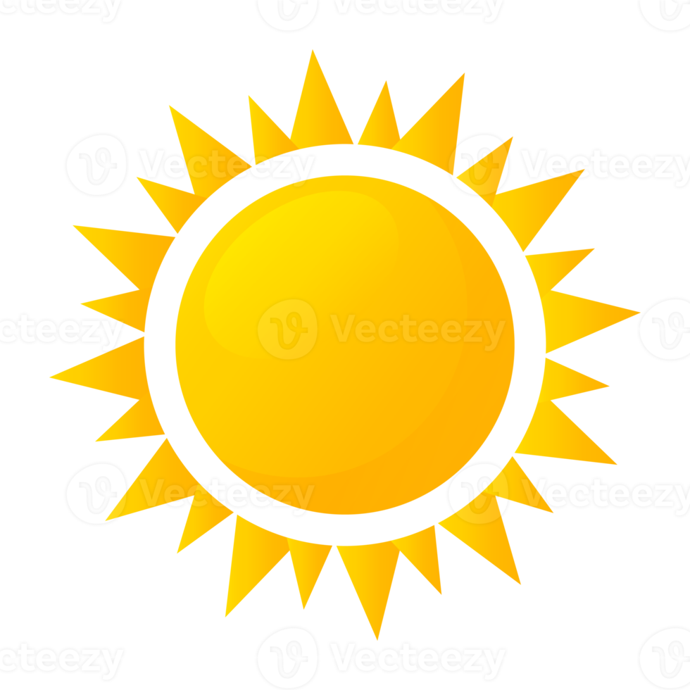 Yellow Sun Icon 18887932 Png