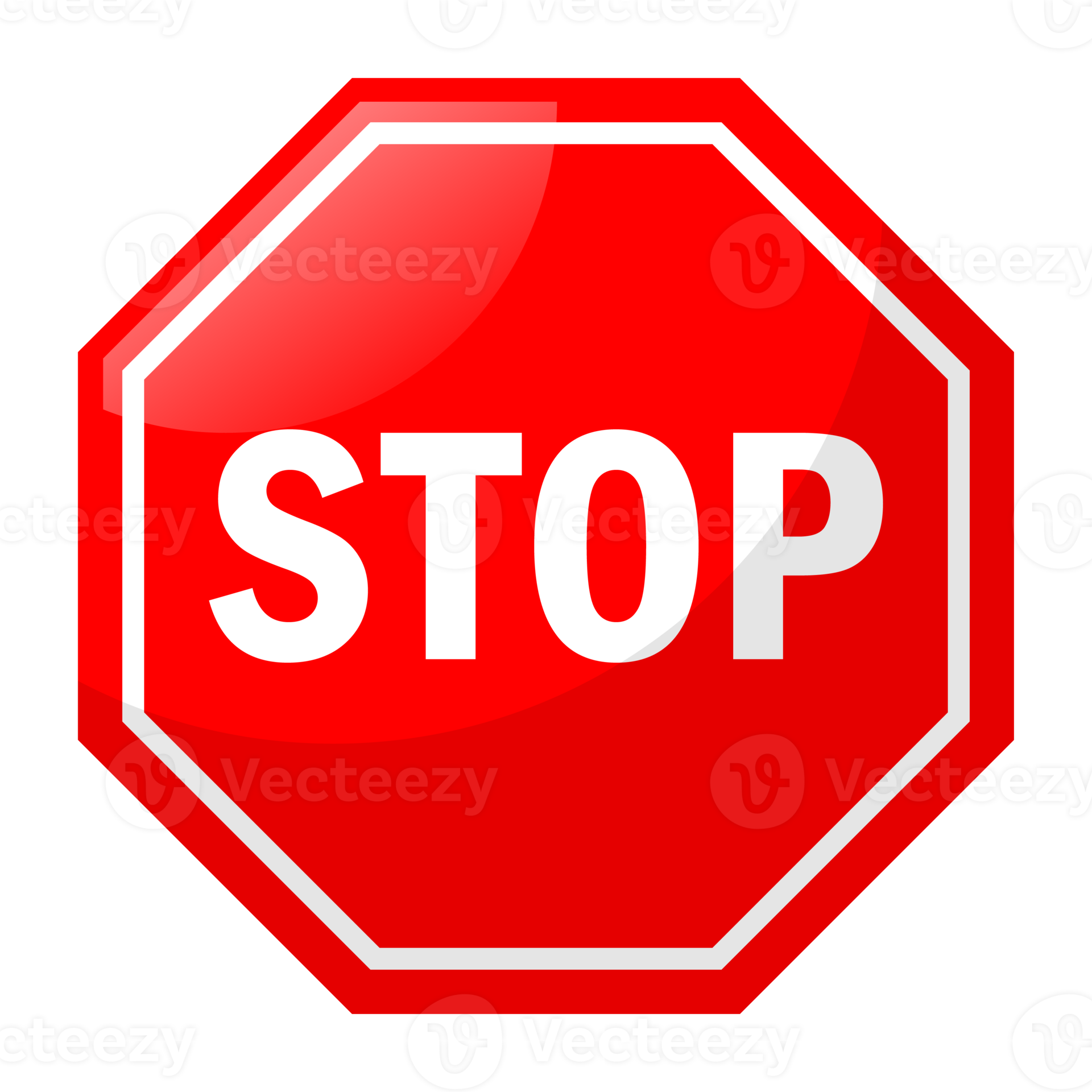red stop sign, no sign icon. 18888752 PNG