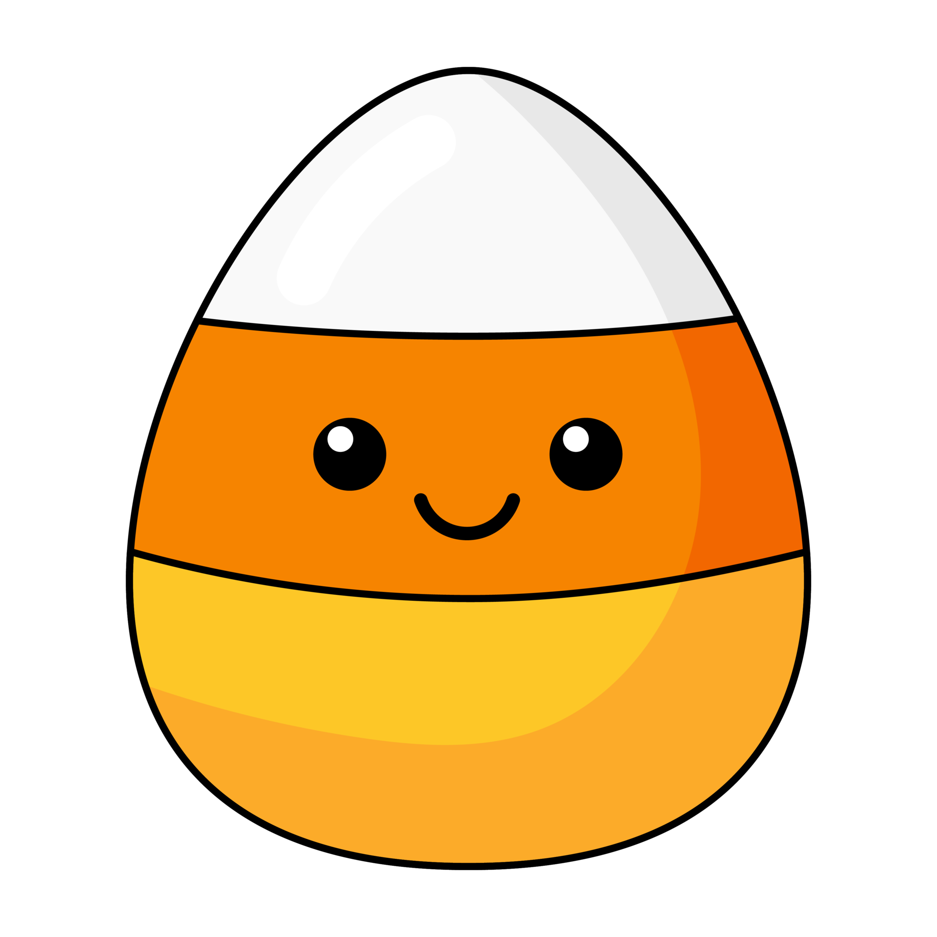 Candy Corn Icon 18888867 Png
