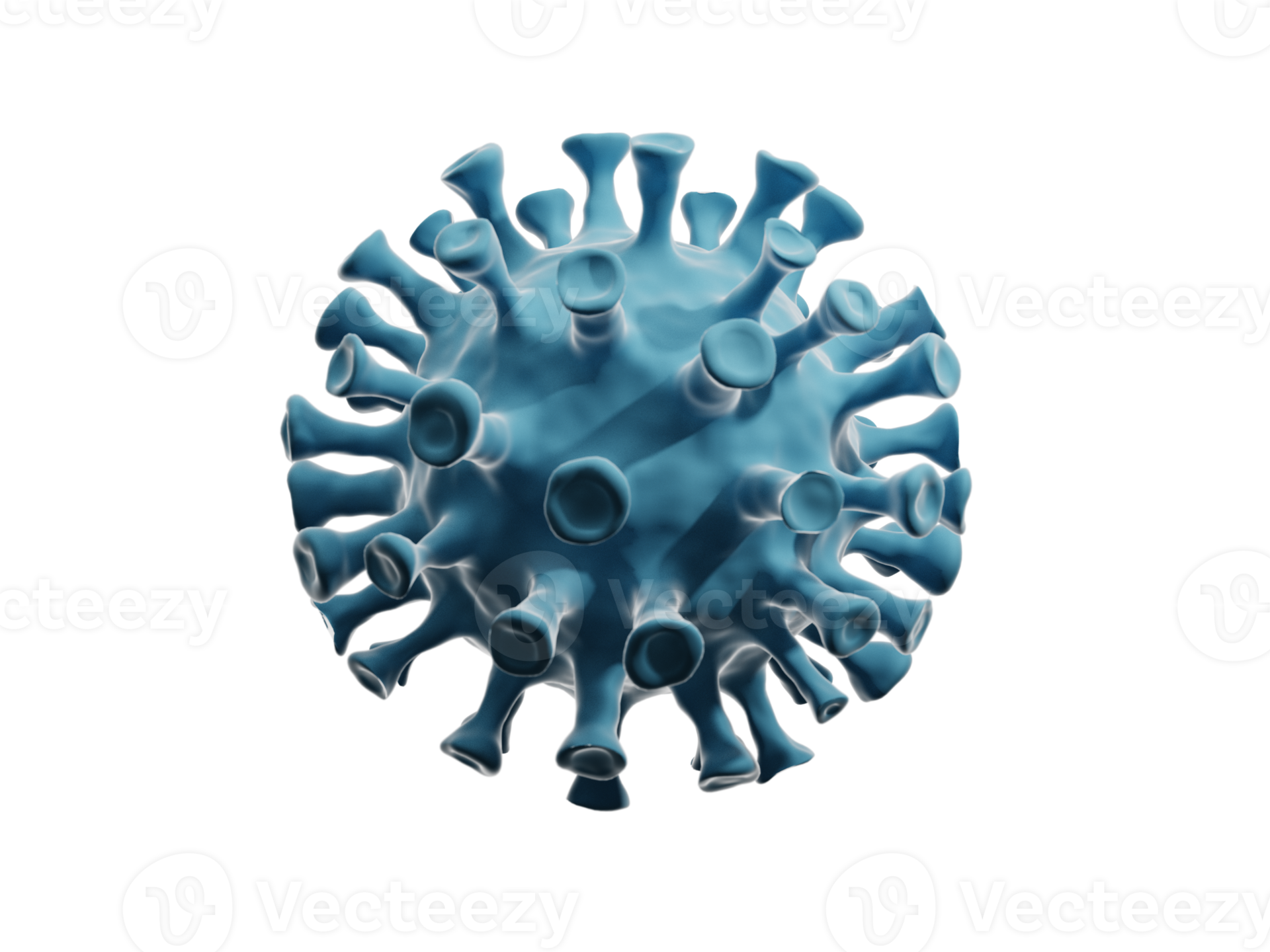 Dangerous Virus Under Microscope Bacteria Virus Or Germs Microorganism Cells 3d Rendering