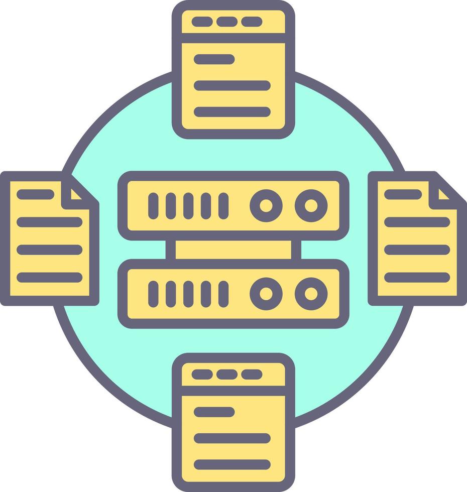 Server Vector Icon 18896787 Vector Art at Vecteezy