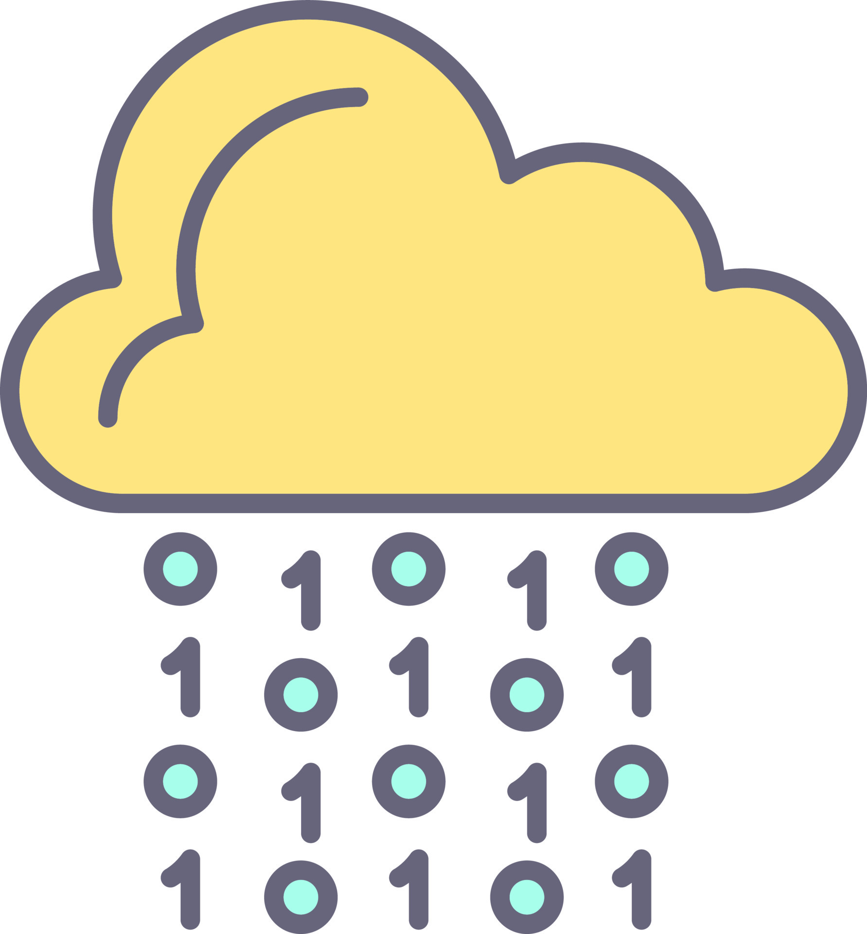 Cloud Coding Vector Icon 18897212 Vector Art at Vecteezy