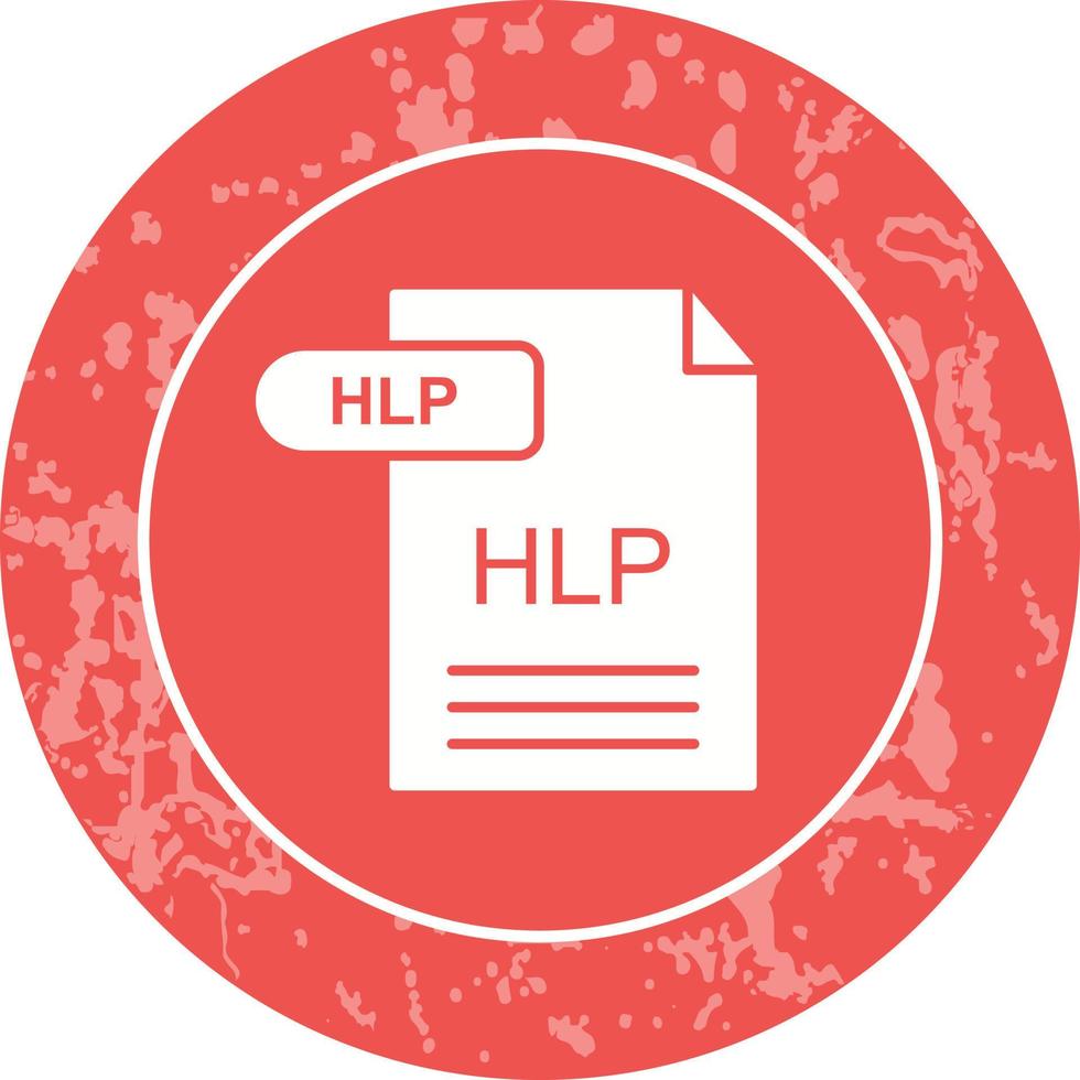 Hlp Vector Icon 18899125 Vector Art At Vecteezy