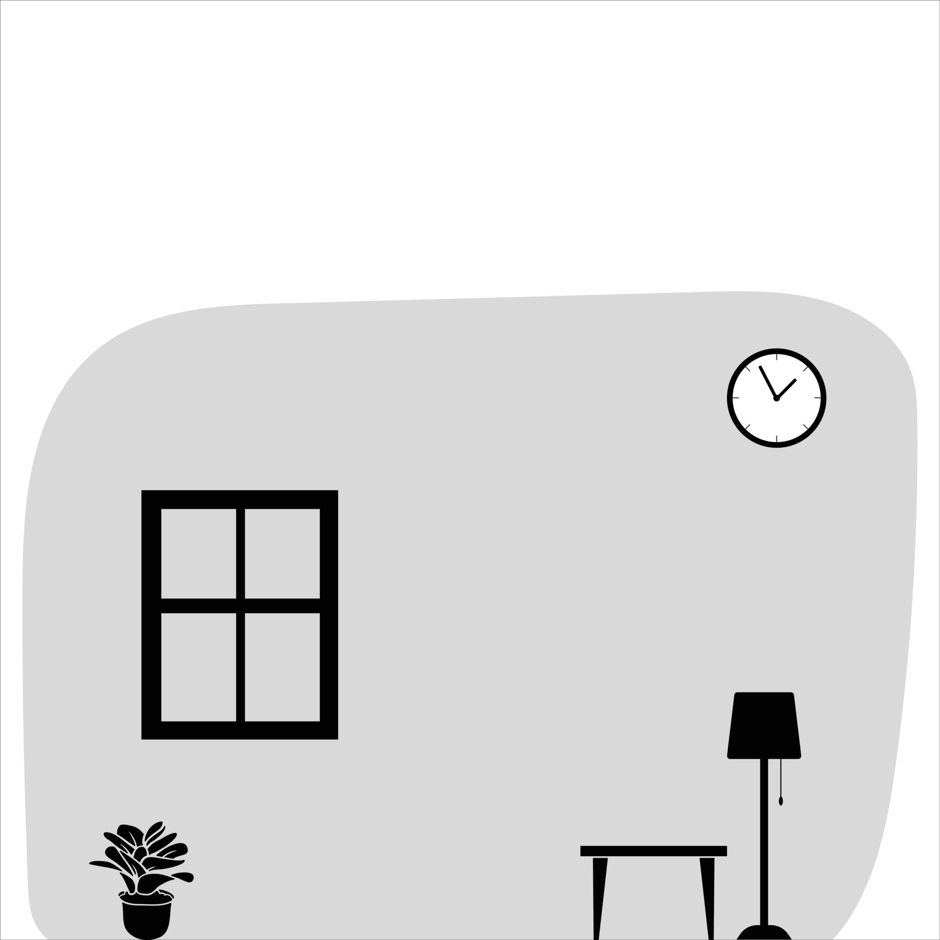 Living room setup 18903720 Vector Art at Vecteezy Living room setup 18903720 Vector Art at Vecteezy