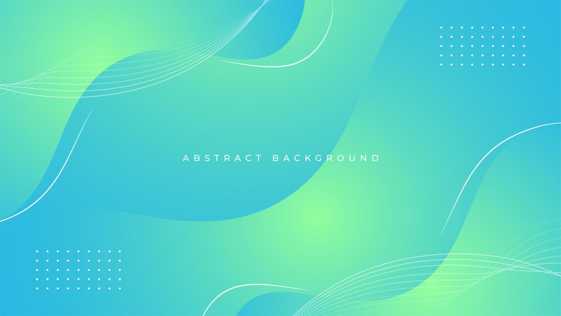 Abstract Green Wavy Background With Copy Space 18907344 Vector Art At