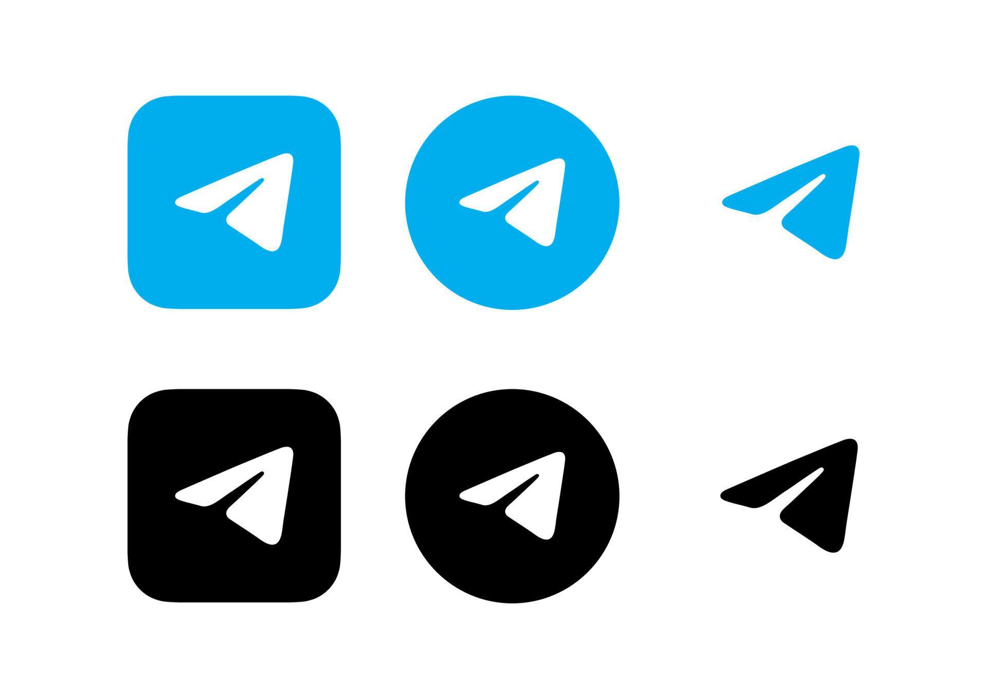 Telegram logo vector, Telegram icon free vector 18910815 Vector Art at Vecteezy