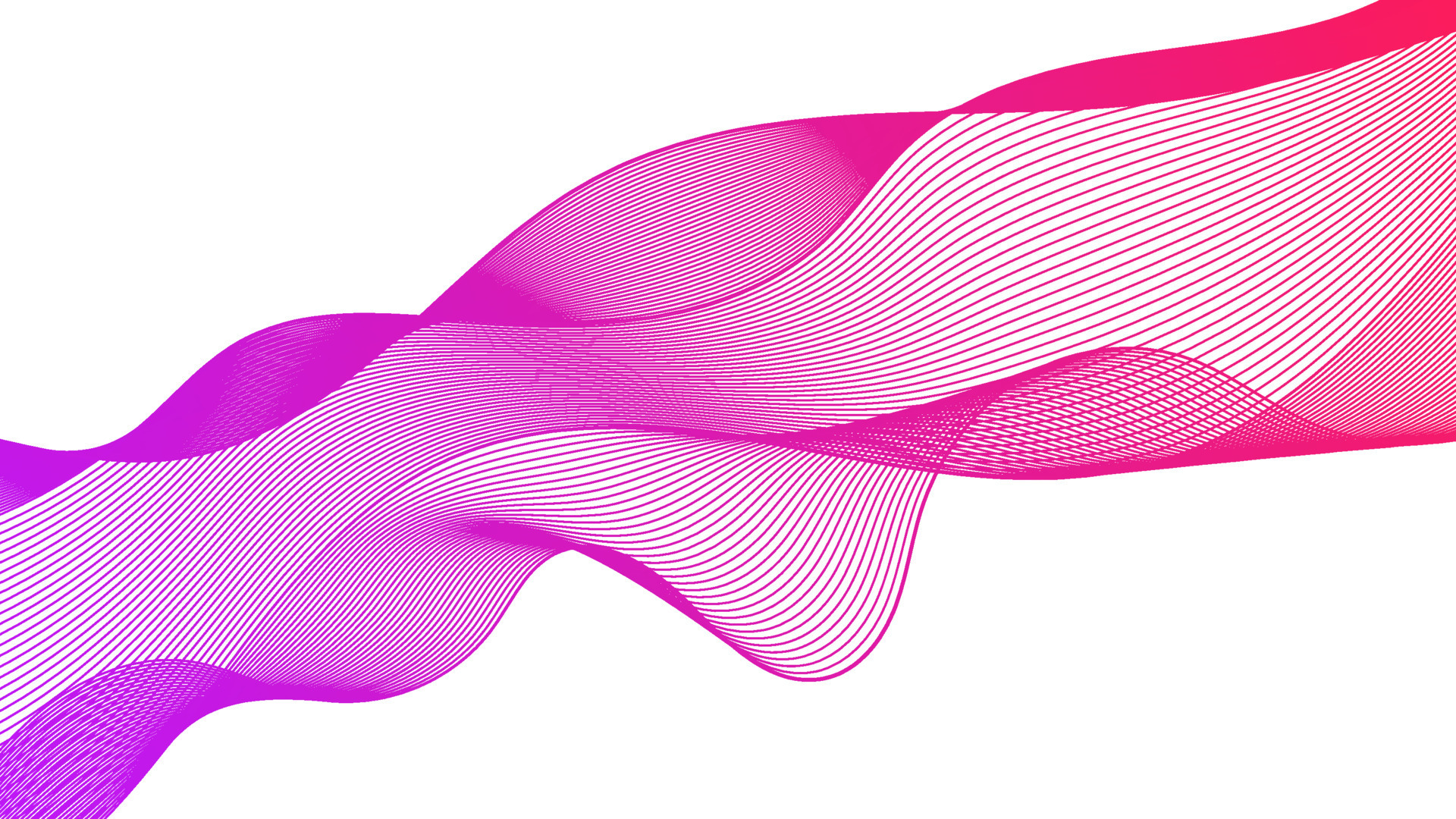 Abstract Backdrop With Colorful Wave Gradient Lines On White Background Modern Technology