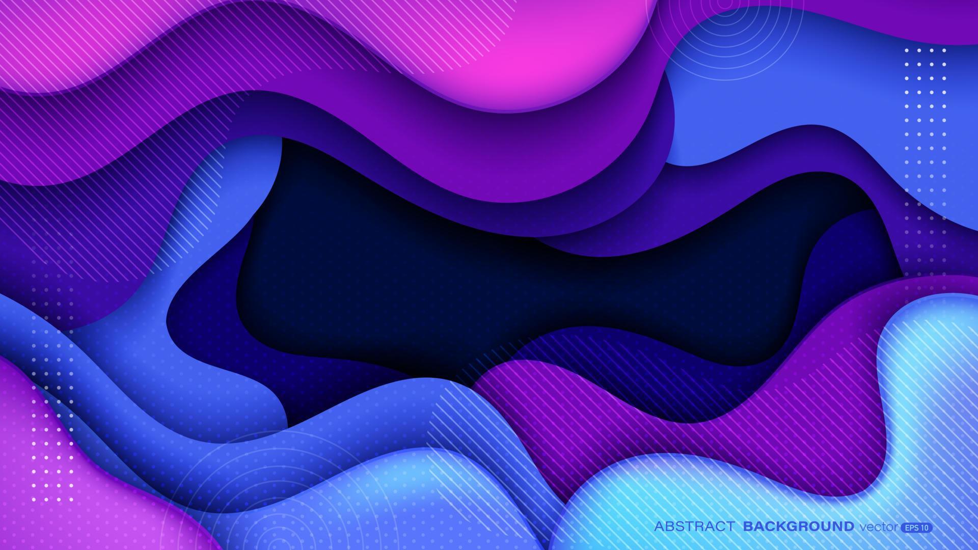 Colorful geometric abstract background design with fluid gradient ...
