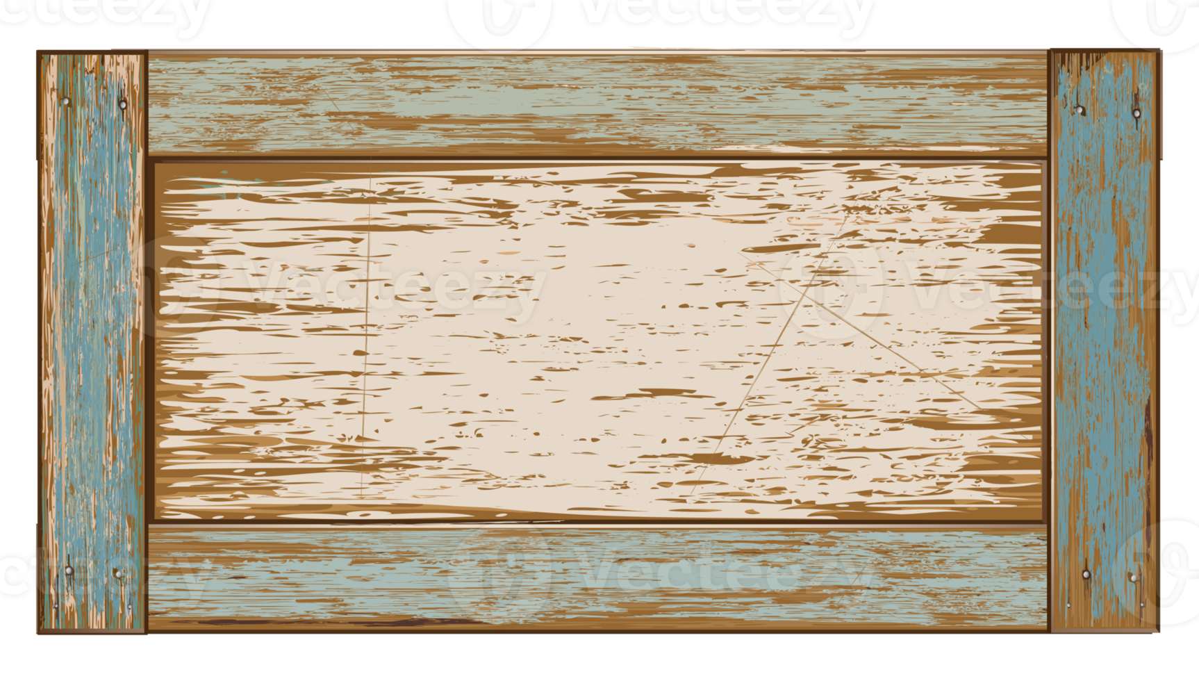 Fondo De Color Azul Madera Vieja 18914448 Png