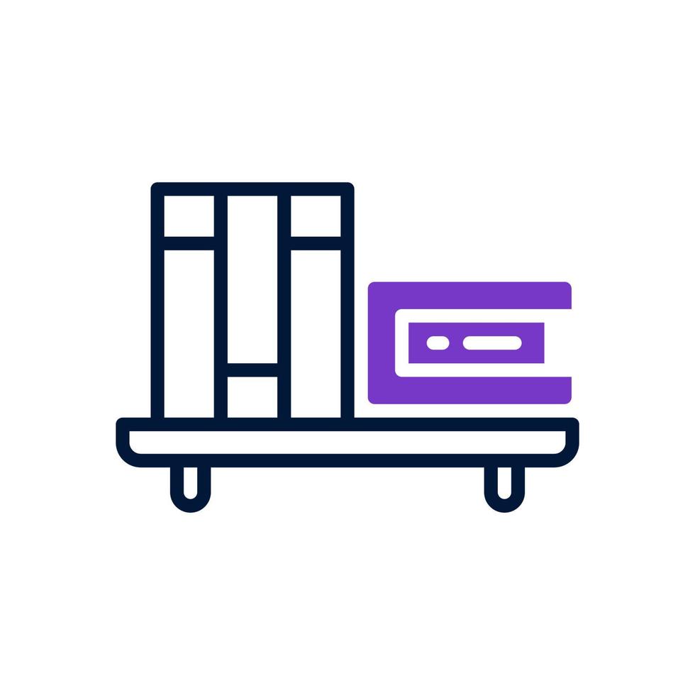bookshelf icon for your website, mobile, presentation, and logo design ...
