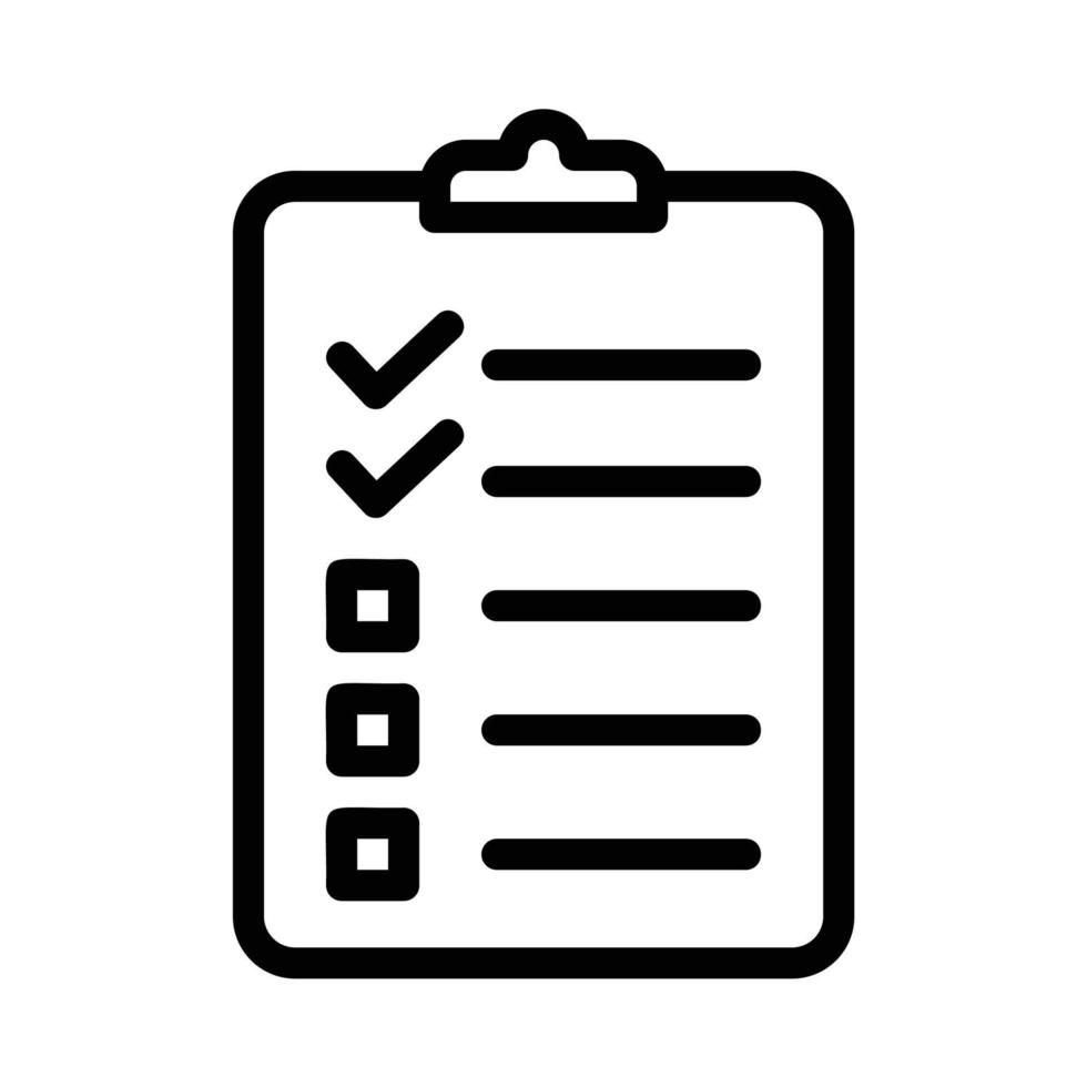 Clipboard icon with checked task checklist 18915635 Vector Art at Vecteezy