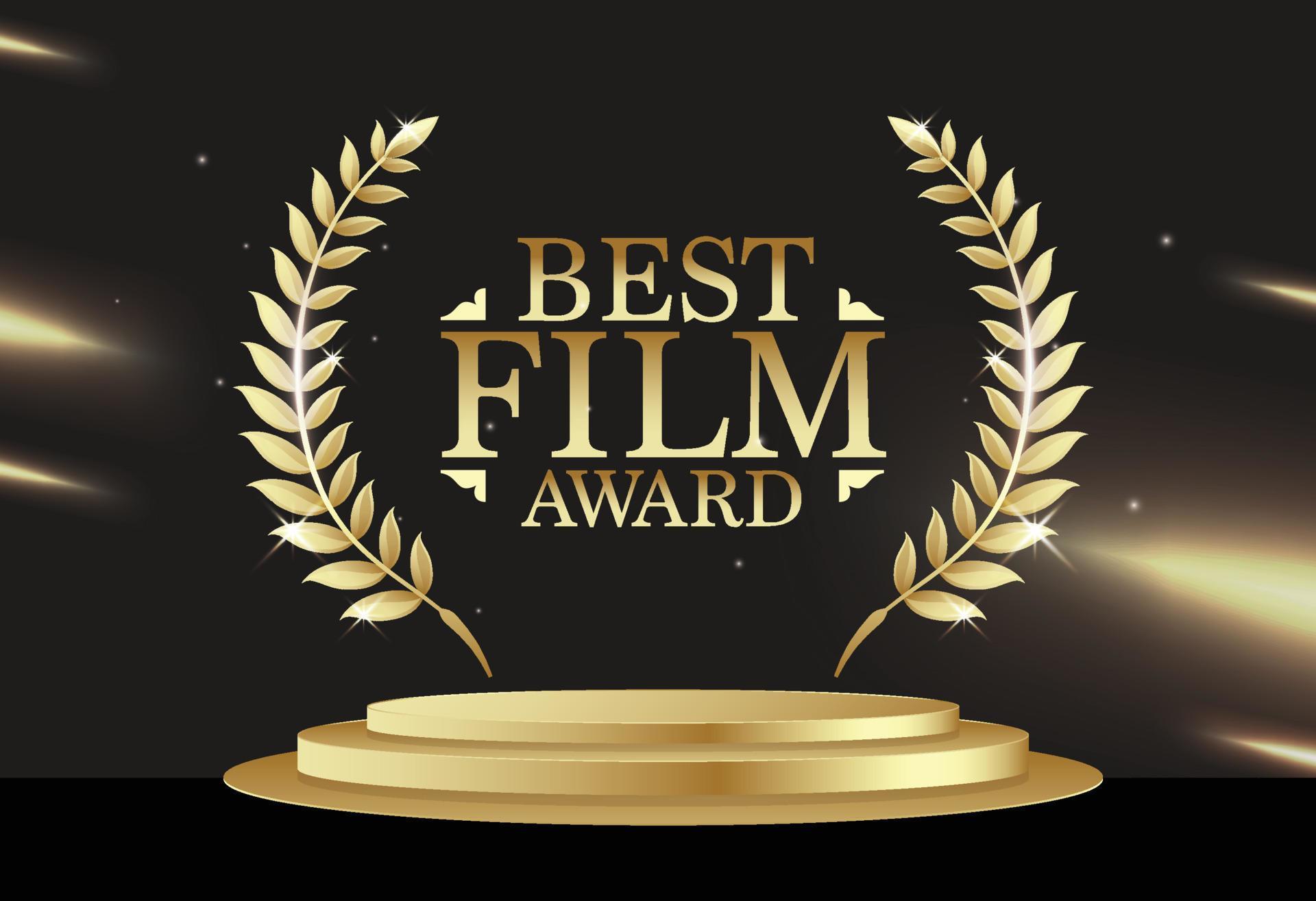 Award best film winner. 18915641 Vector Art at Vecteezy