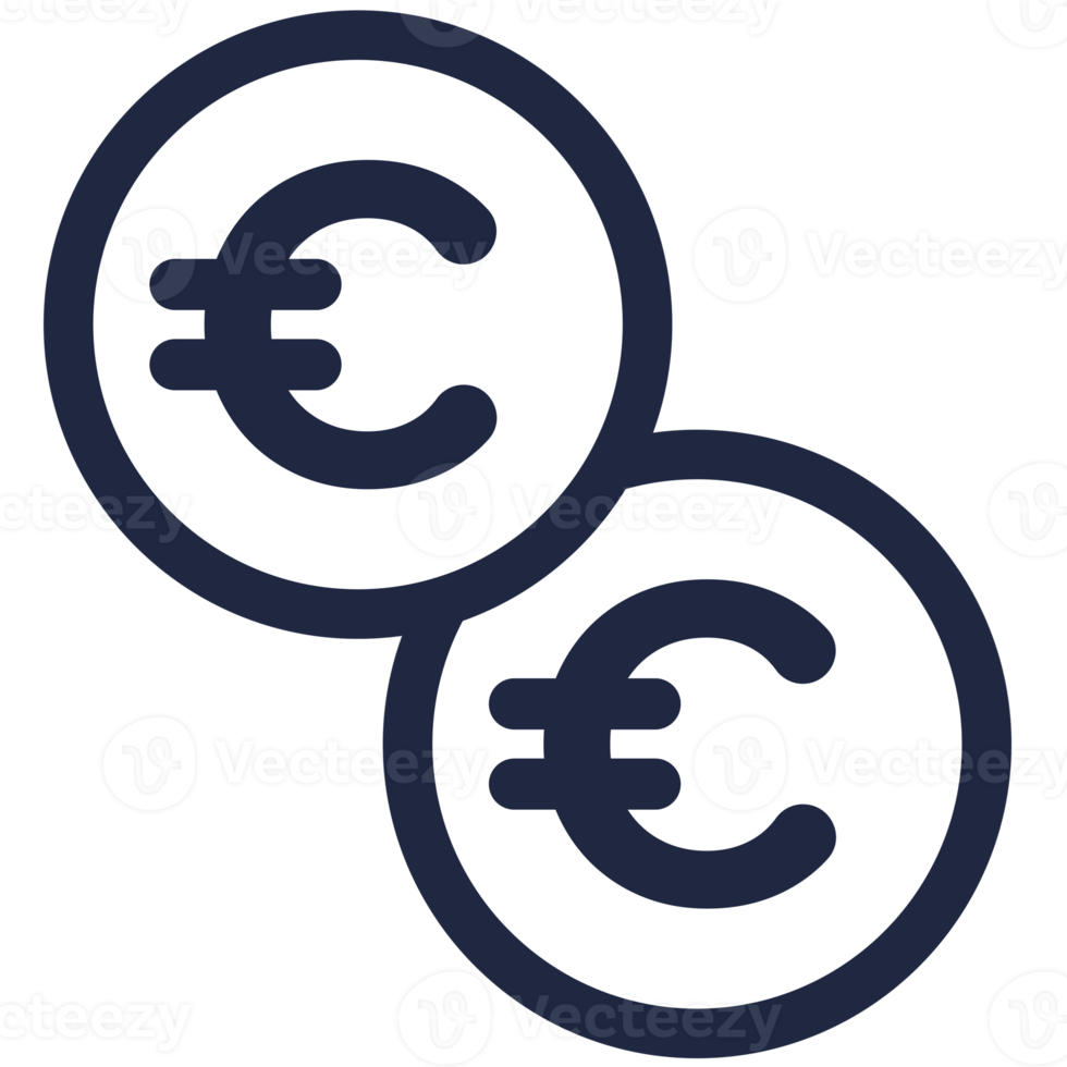 isolate two coins flat icon 18921604 PNG isolate two coins flat icon 18921604 PNG