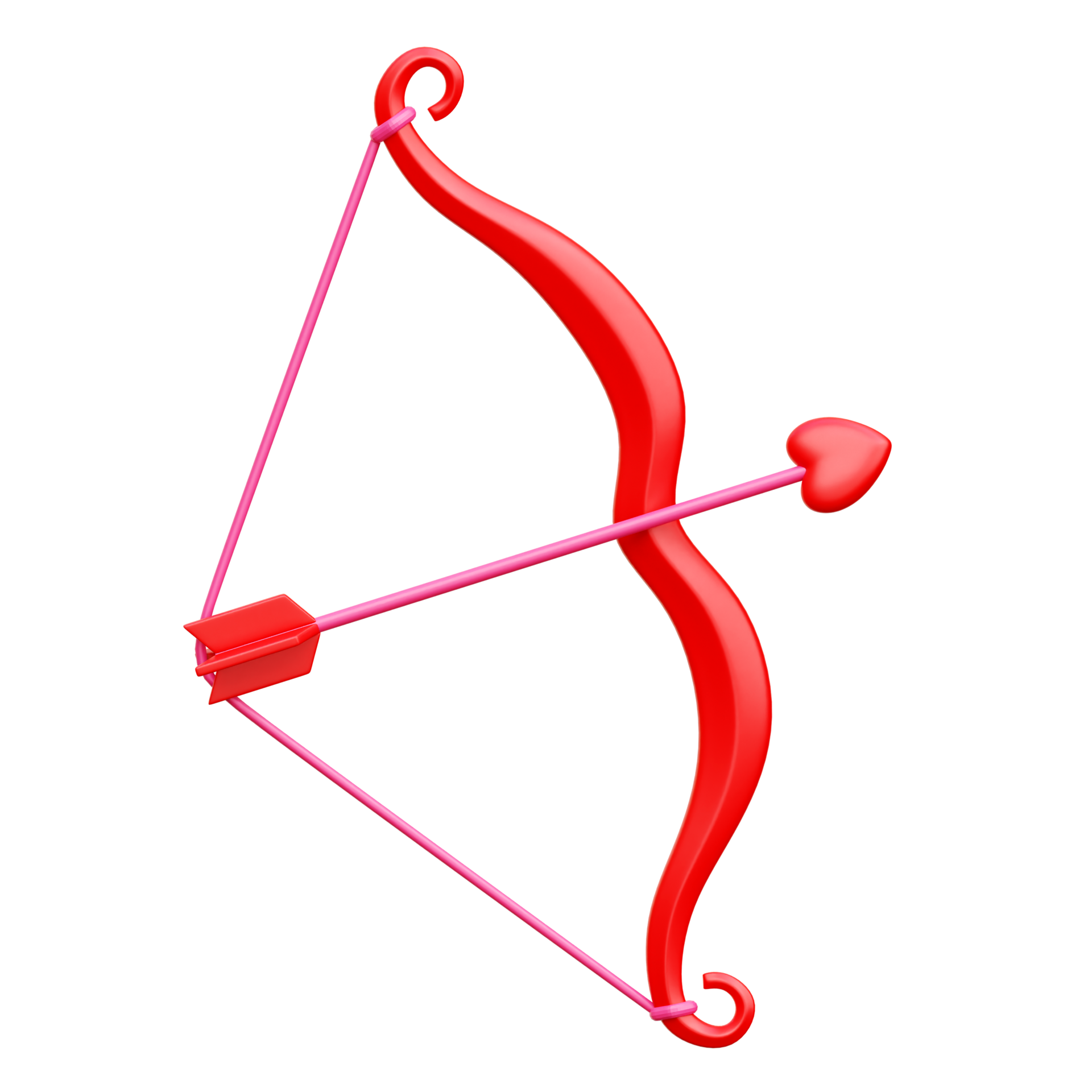 3d Cupid Arrow Valentine 3d Illustration 18922126 Png