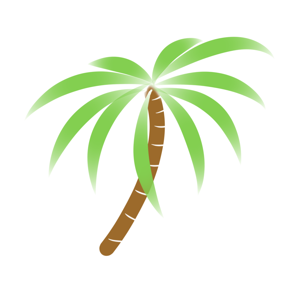 Illustration of coconut tree 18922185 PNG
