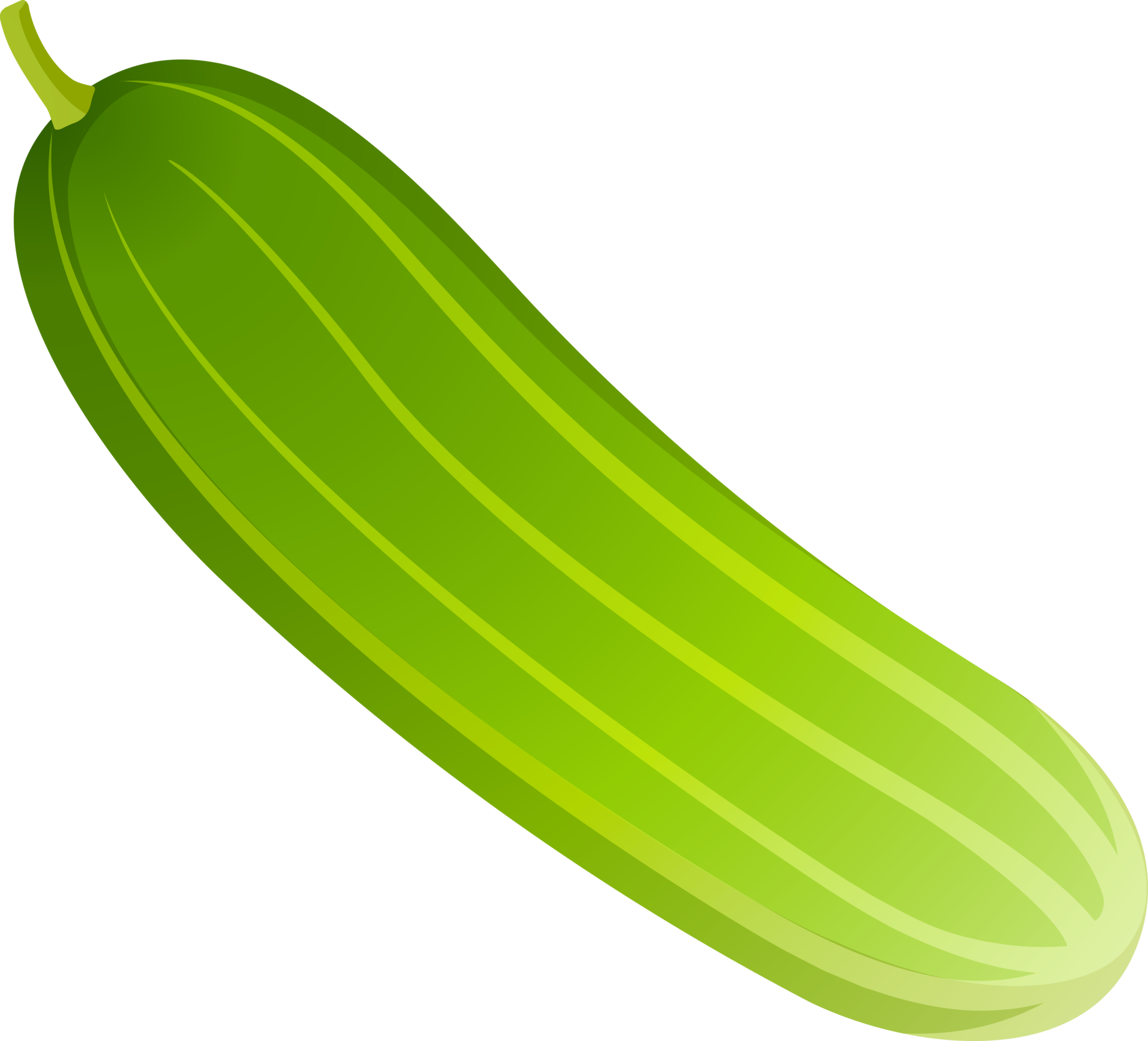 Cucumber Flat Color 18923417 Png