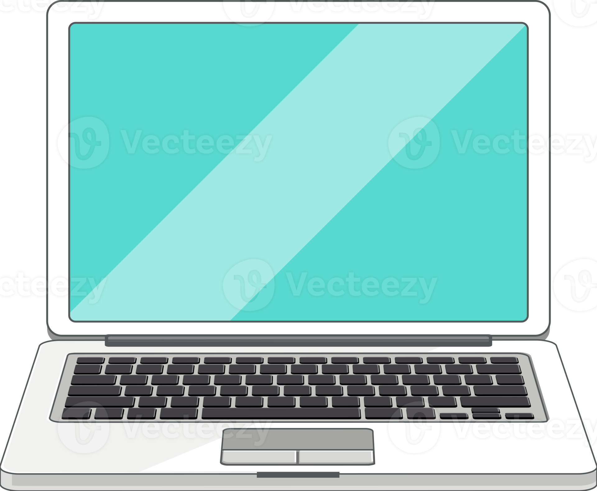 laptop computer flat color 18923606 PNG