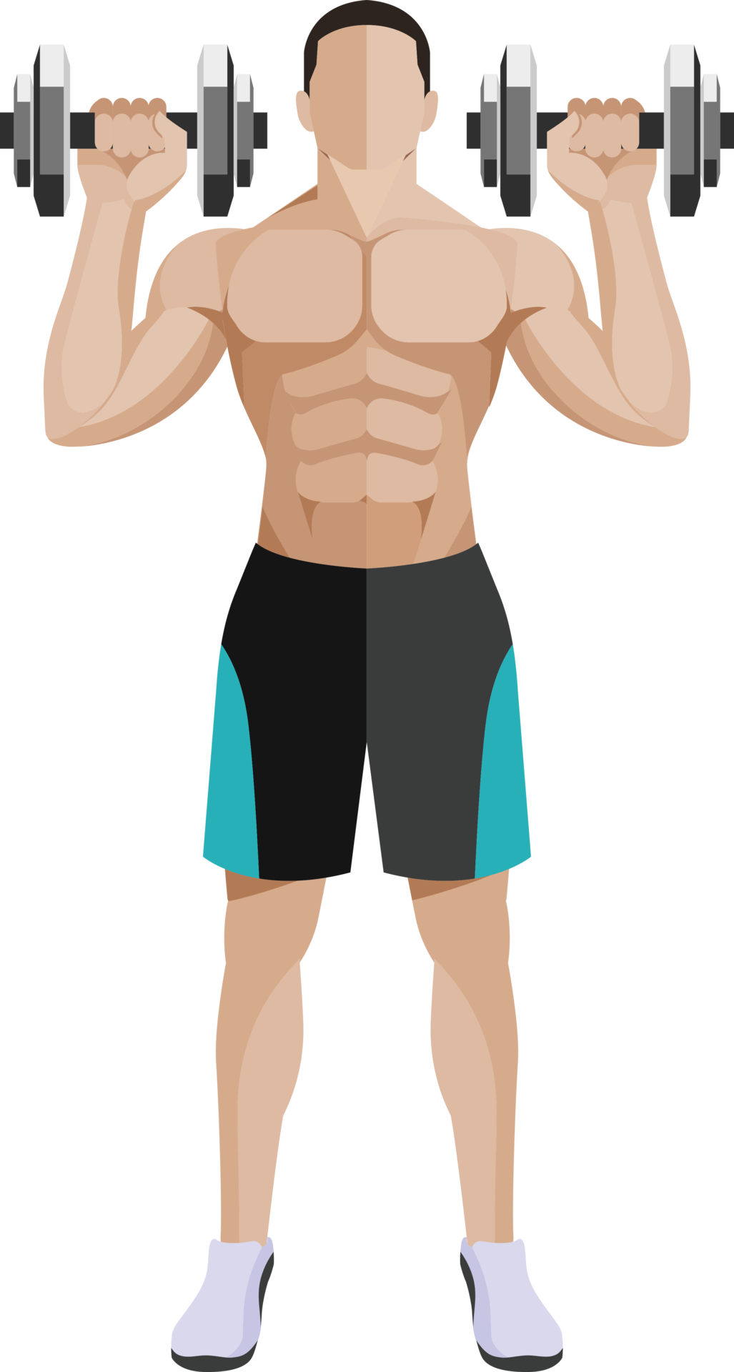 Weight Exercises People Flat Color 18925200 PNG weight-exercises-people-flat-color-18925200-png