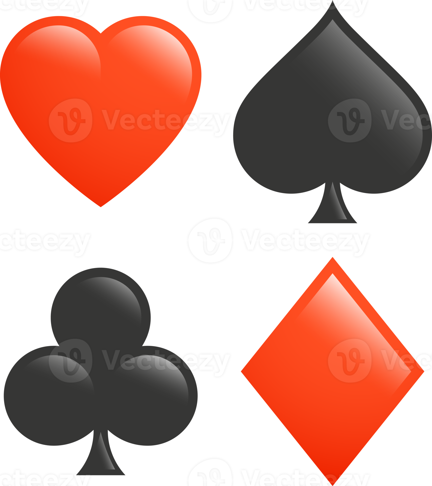 Hearts Spades Clubs Diamonds icon 18926146 PNG