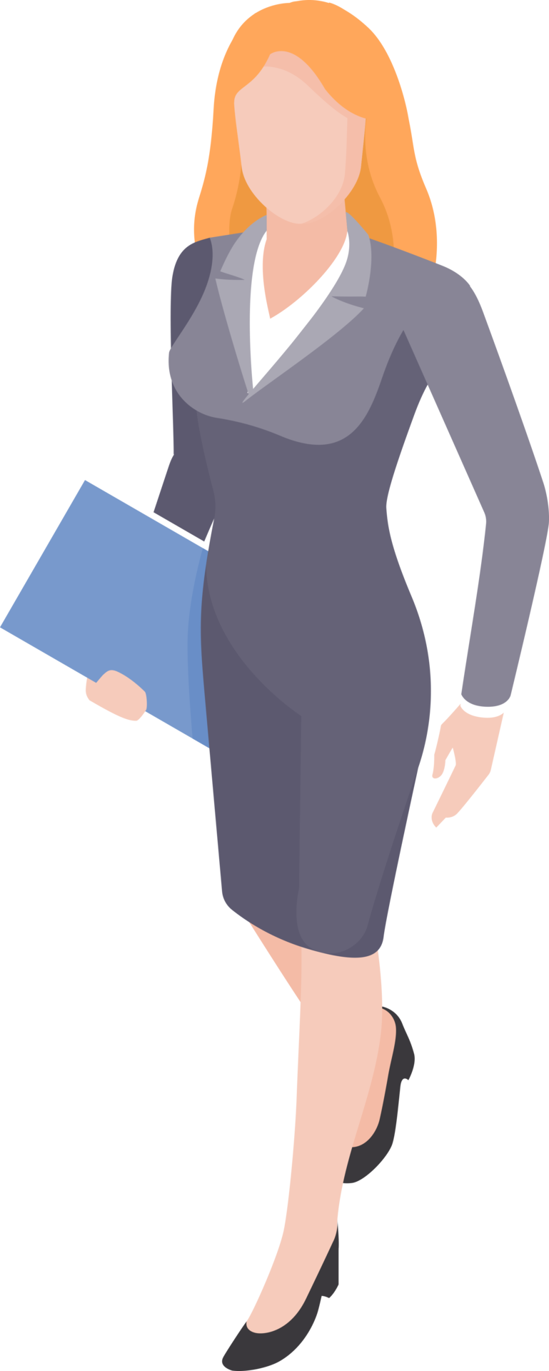 Business Woman Illustration 18926456 Png