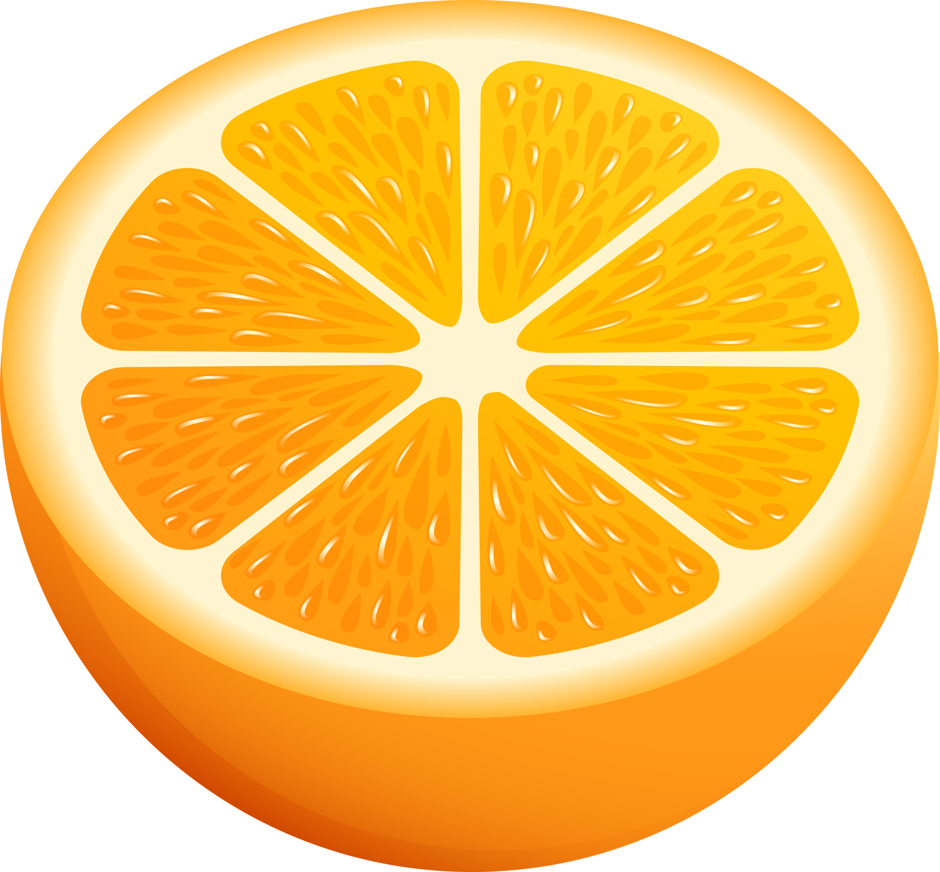 Orange fruit color illustration 18927161 PNG