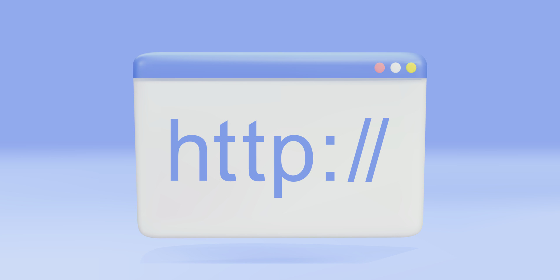 3d Hypertext Transfer Protocol Concept Data Web Page Web Browser Internet Communication