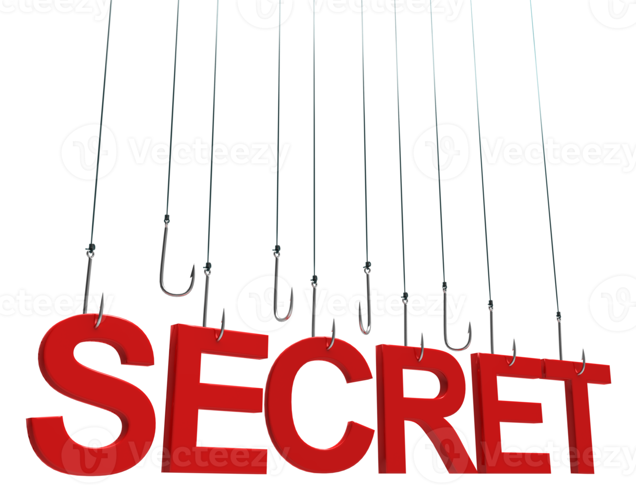 Secret text hanging on a fishing hook 18927590 PNG Secret text hanging on a fishing hook 18927590 PNG