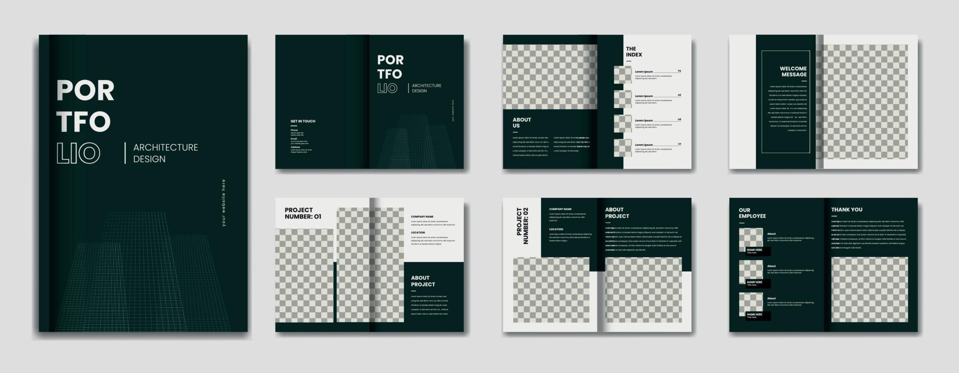 Architectural Portfolio Design Layout