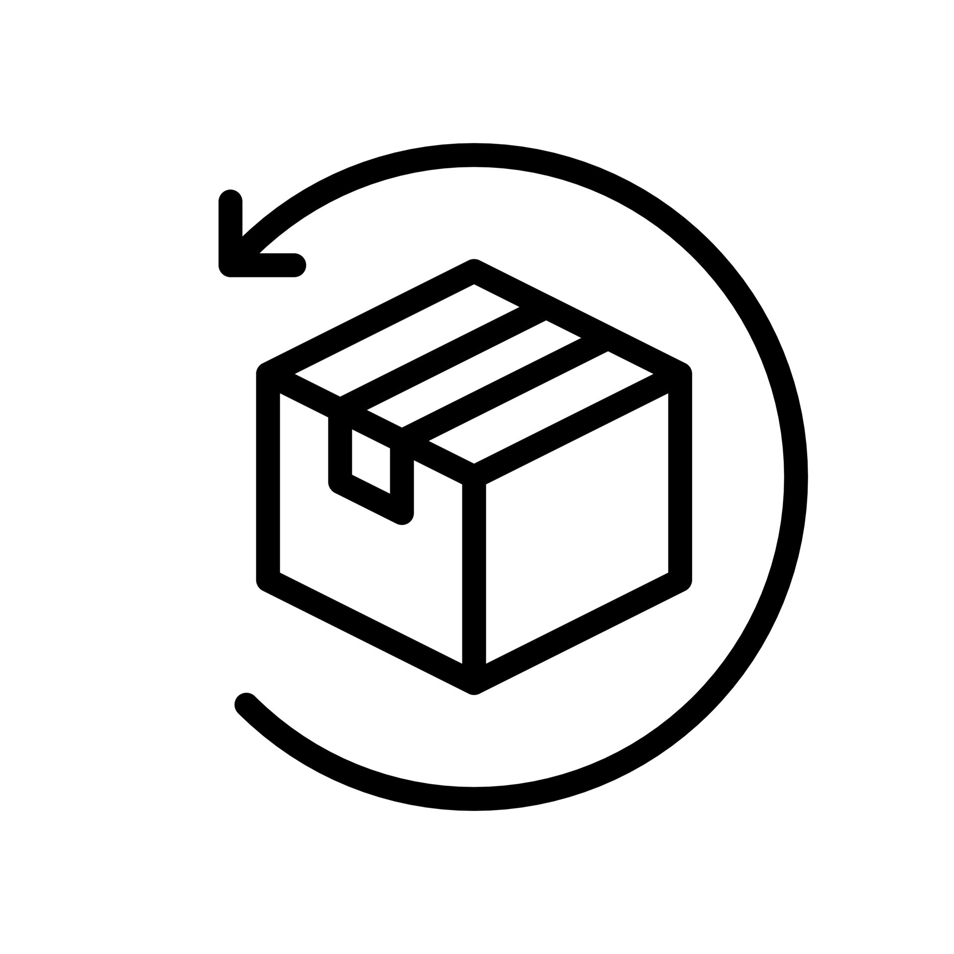 Easy return, replacement concept icon in line style design isolated on ... Easy return, replacement concept icon in line style design isolated on ...
