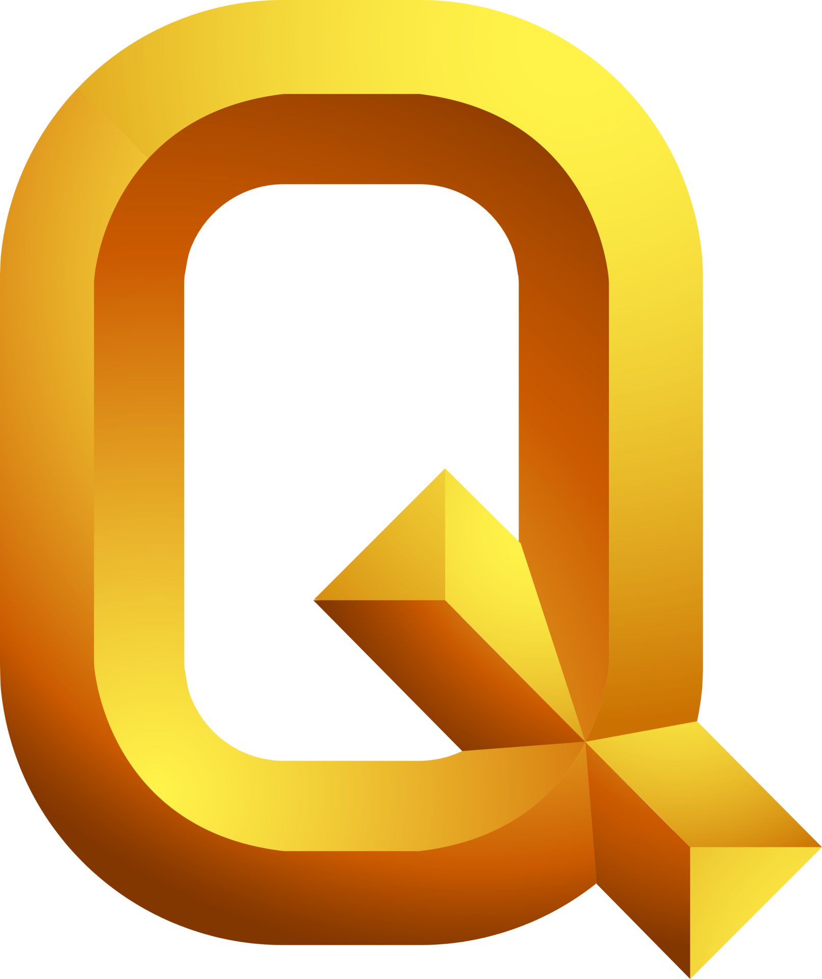 Alphabet Gold Colour 18928749 PNG