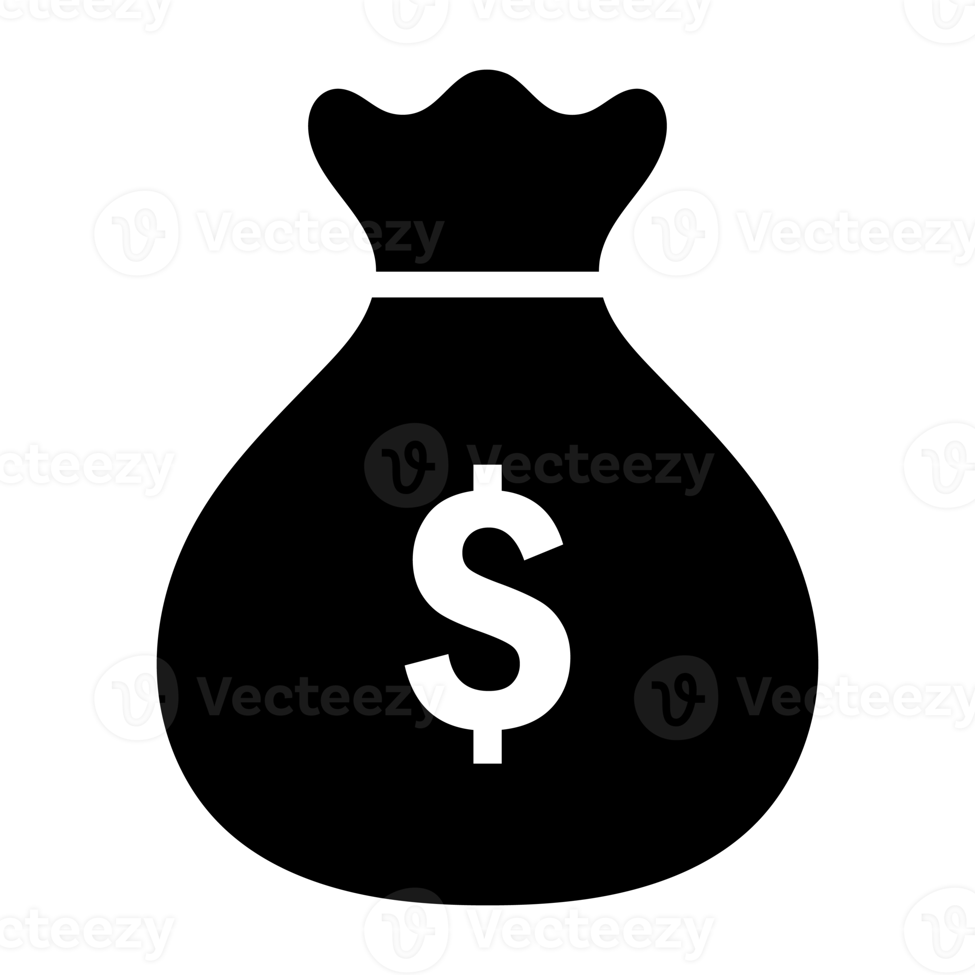 Money bag icon. 18931357 PNG