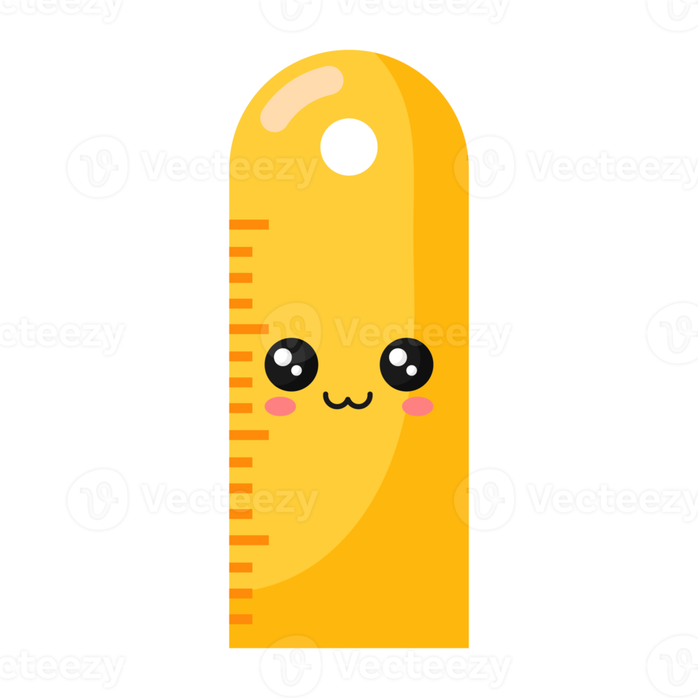 Cartoon Ruler icon. 18931496 PNG