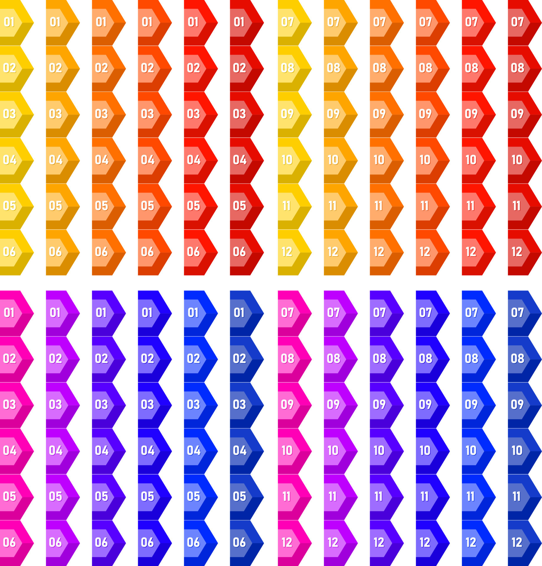 Directional Arrow Bullet Point 18932141 Vector Art at Vecteezy