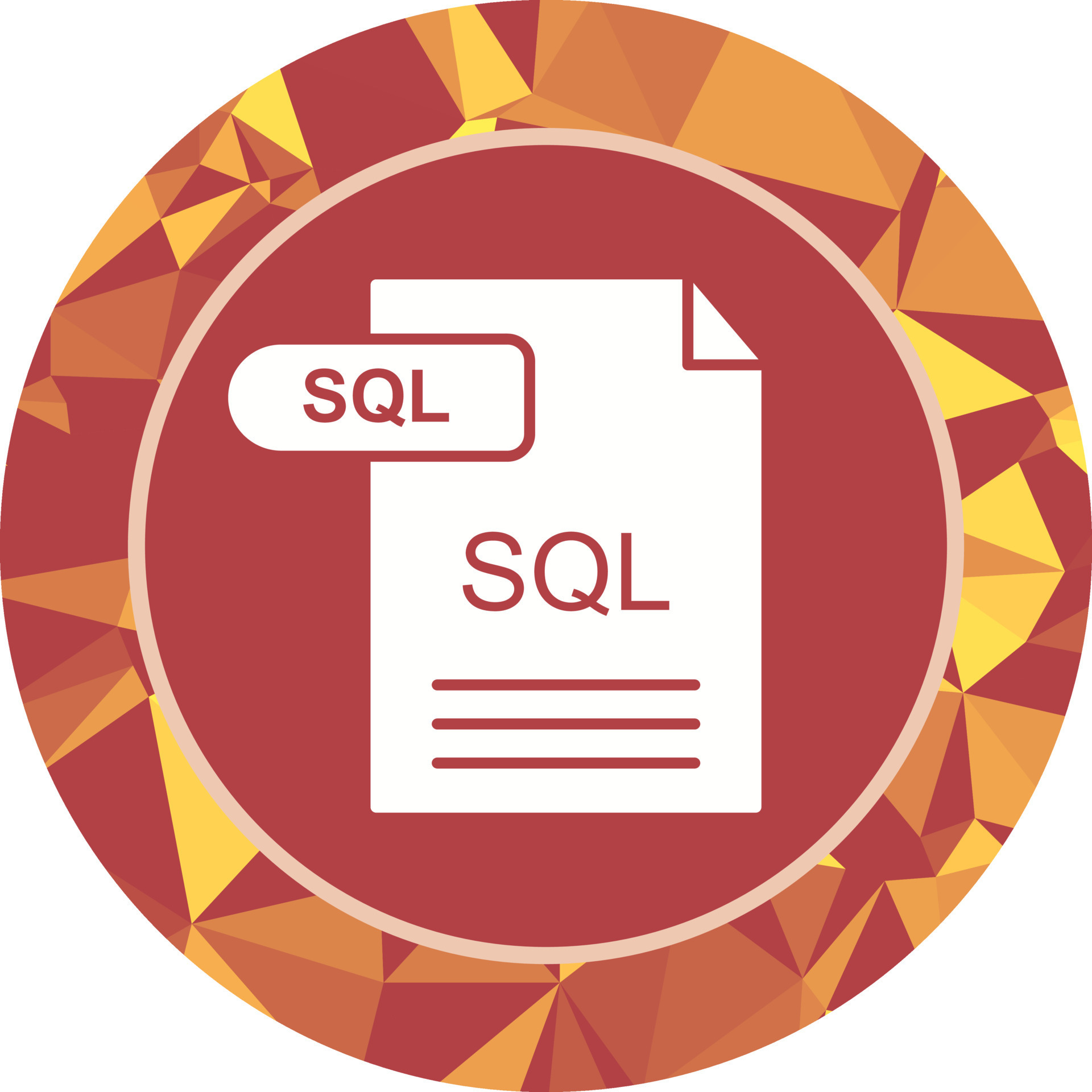 Sql Vector Icon 18934908 Vector Art At Vecteezy