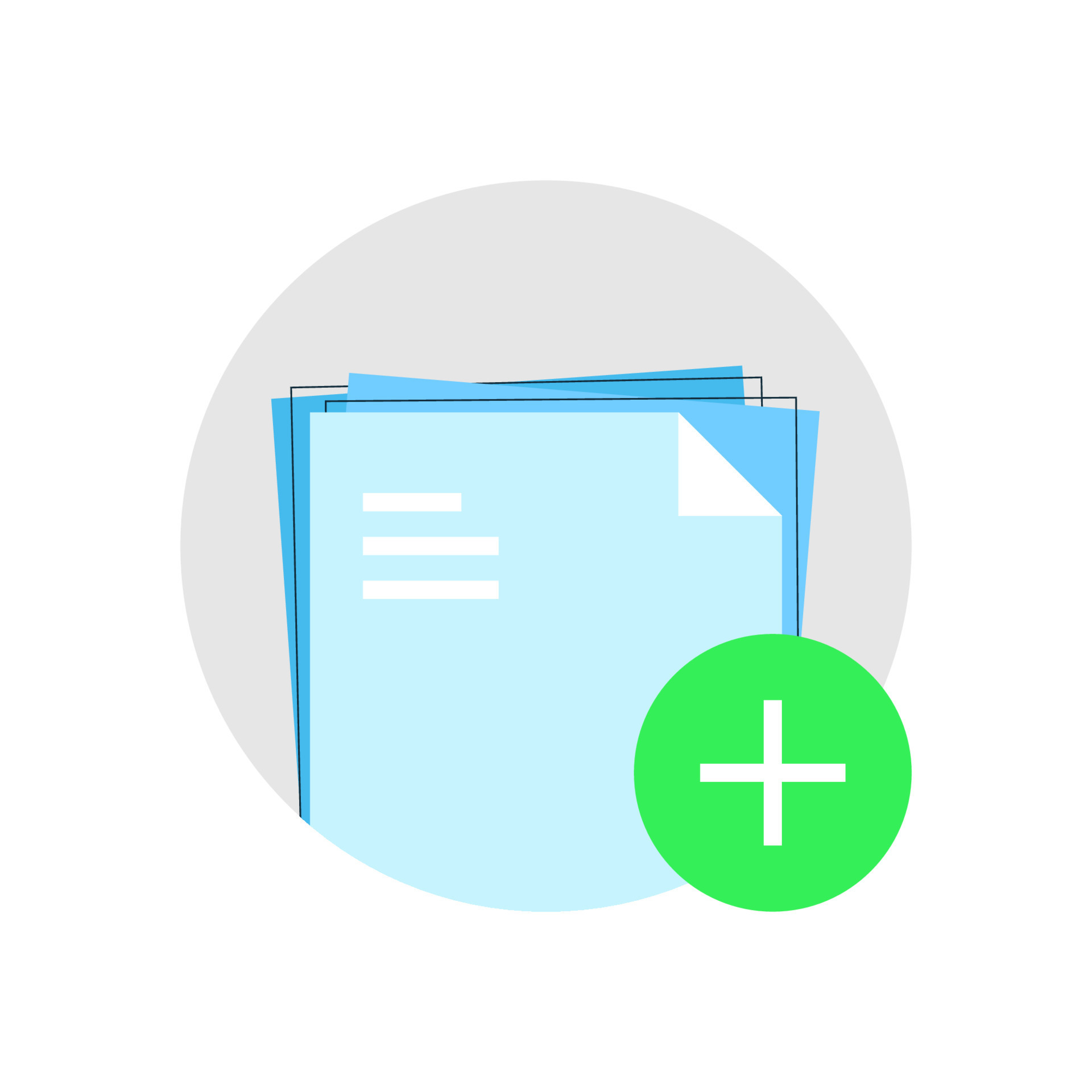 Upload Or Add New Document File Button Concept Illustration Flat Design Vector Eps10 Simple And