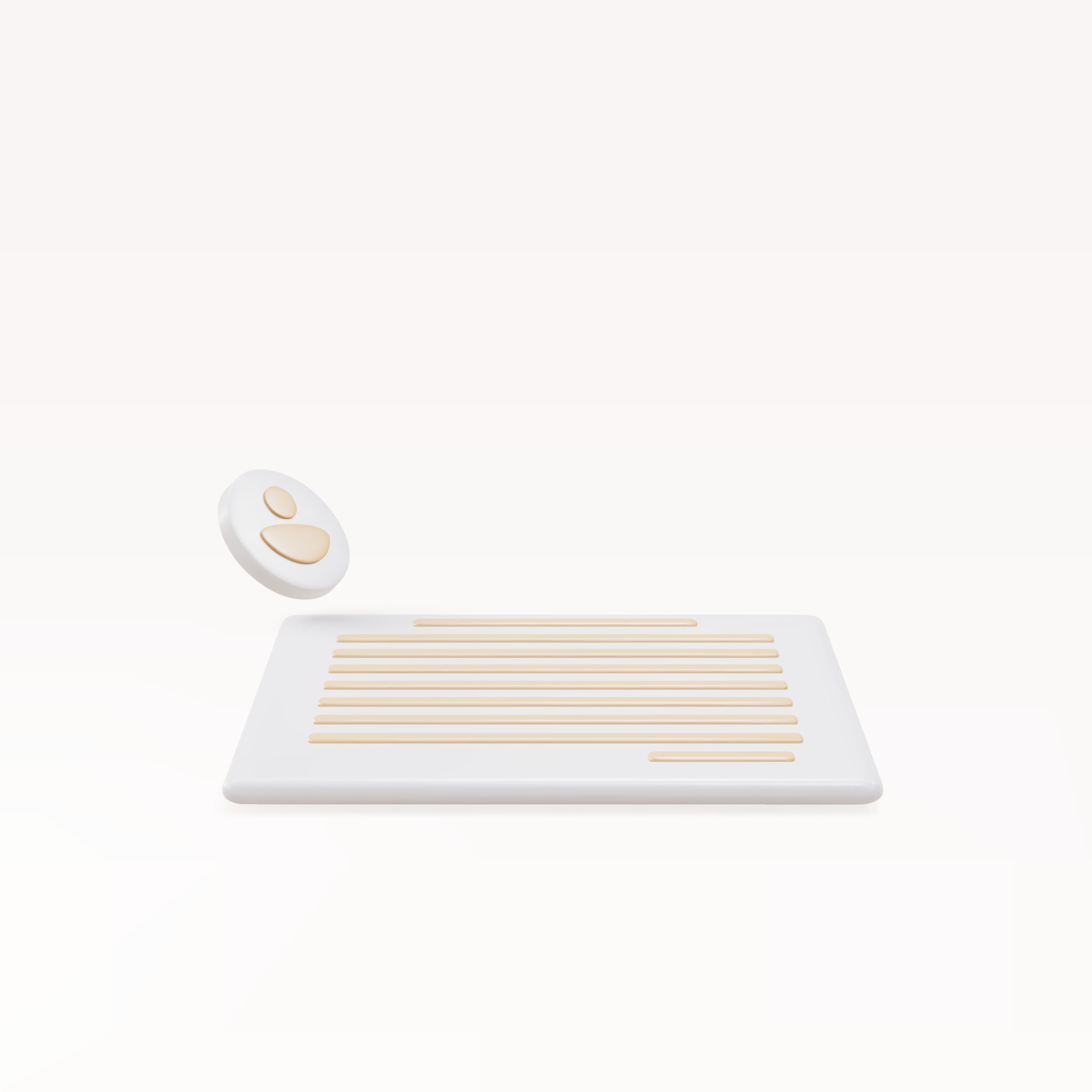 Realistic Render Documents Personal Data Vector Illustration 18943023